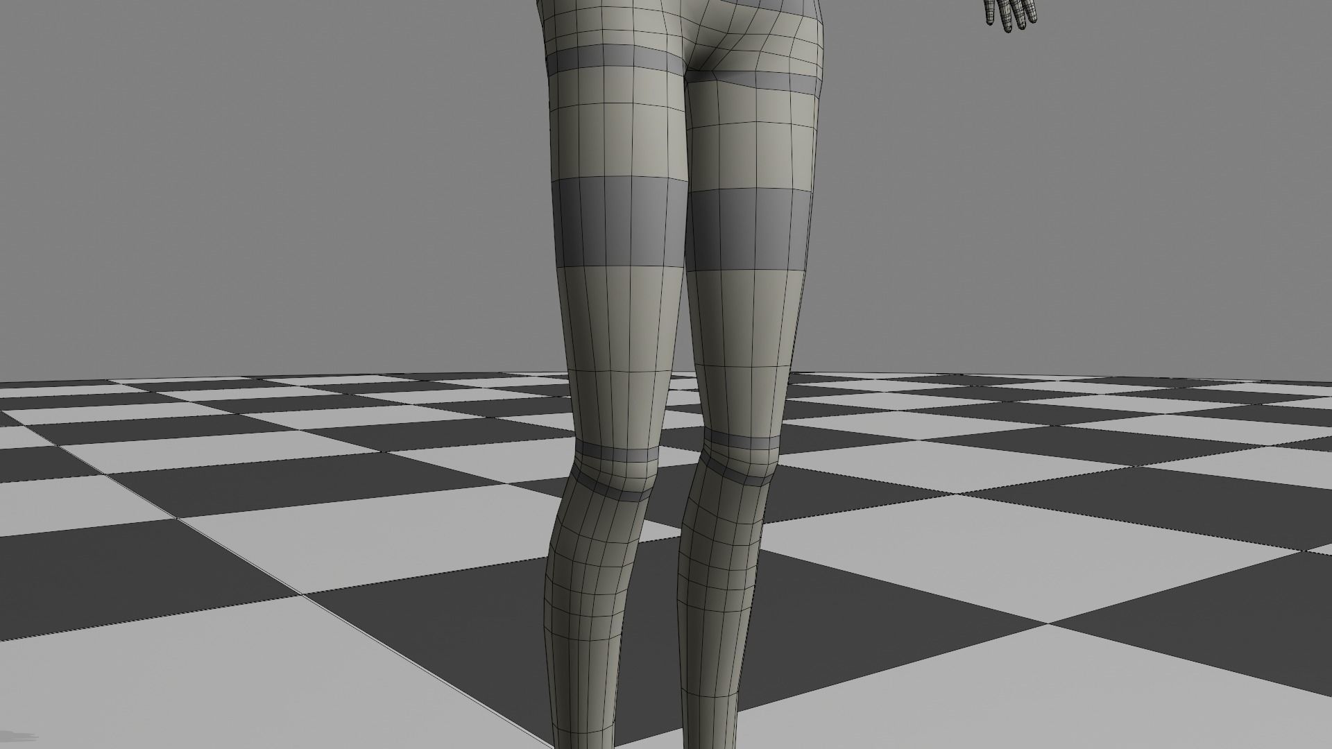 Female Body - Topology 3D model | CGTrader