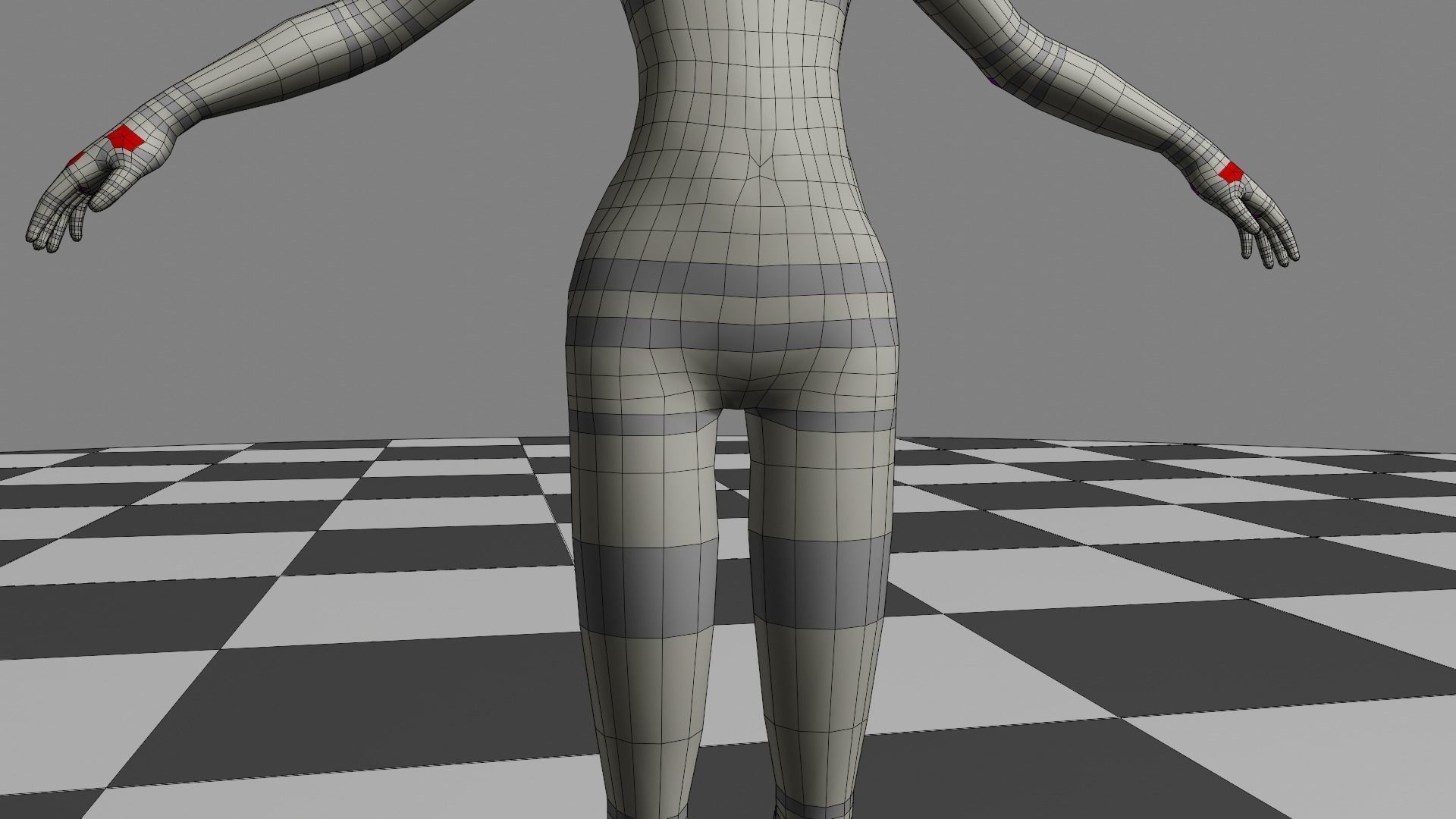 Female Body - Topology 3D model | CGTrader