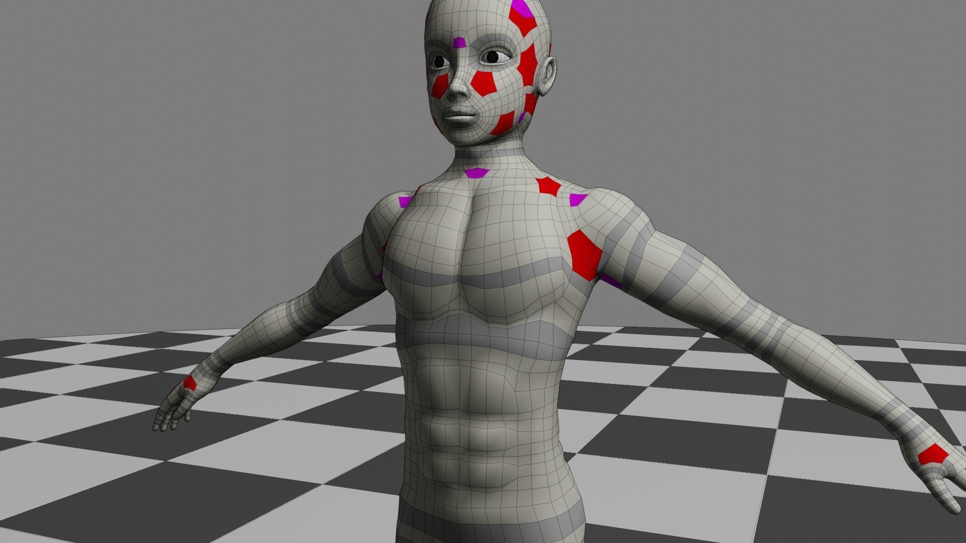 Male Body - Topology 3D model | CGTrader