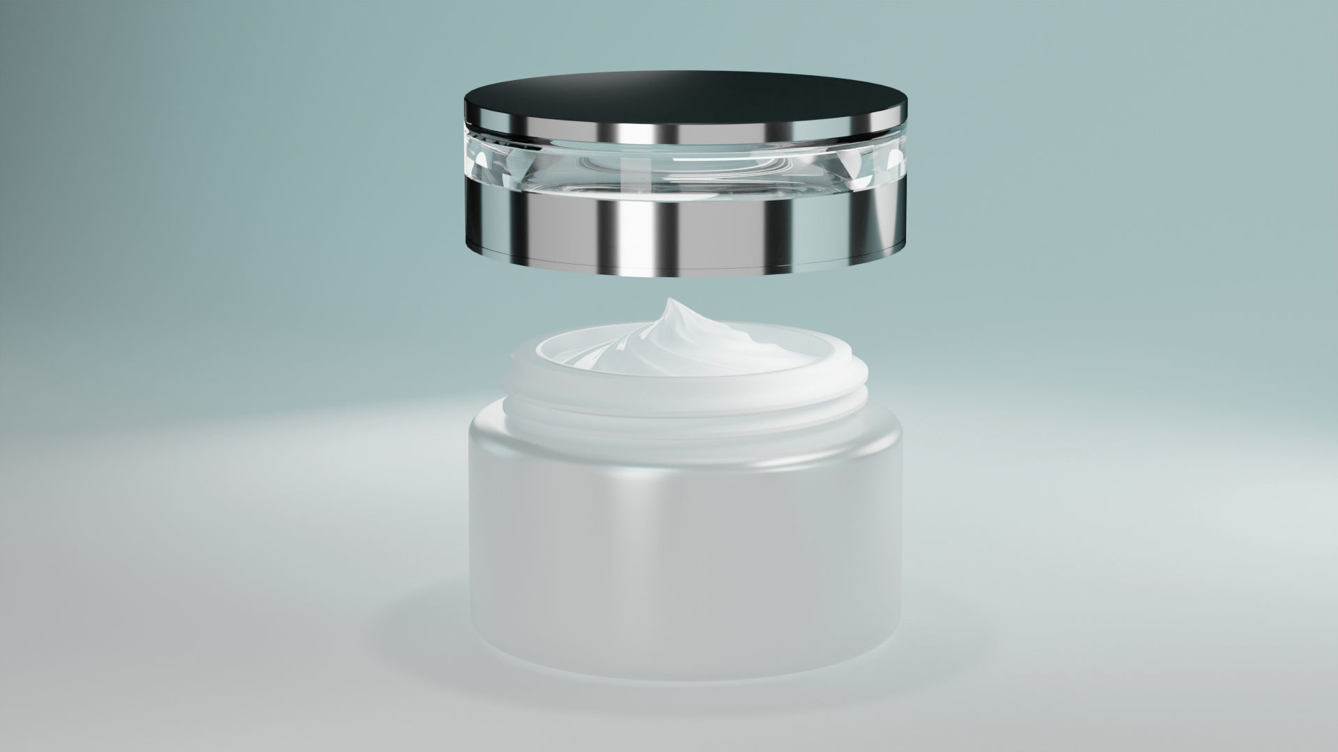 Cream jar and Cream 3D Model free 3D model | CGTrader