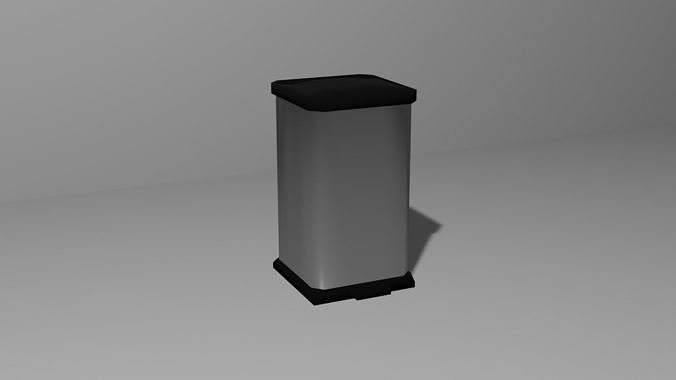 Low poly trash can free VR / AR / low-poly 3D model | CGTrader