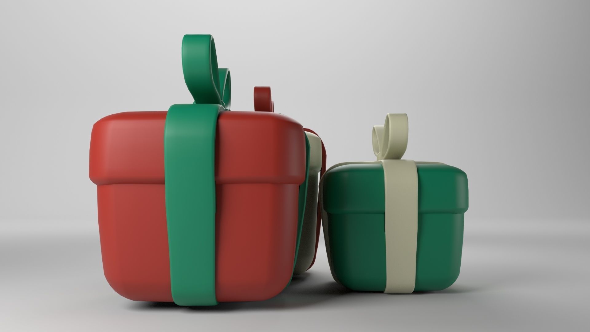 3D model Low poly - Cute Gift Box VR / AR / low-poly | CGTrader