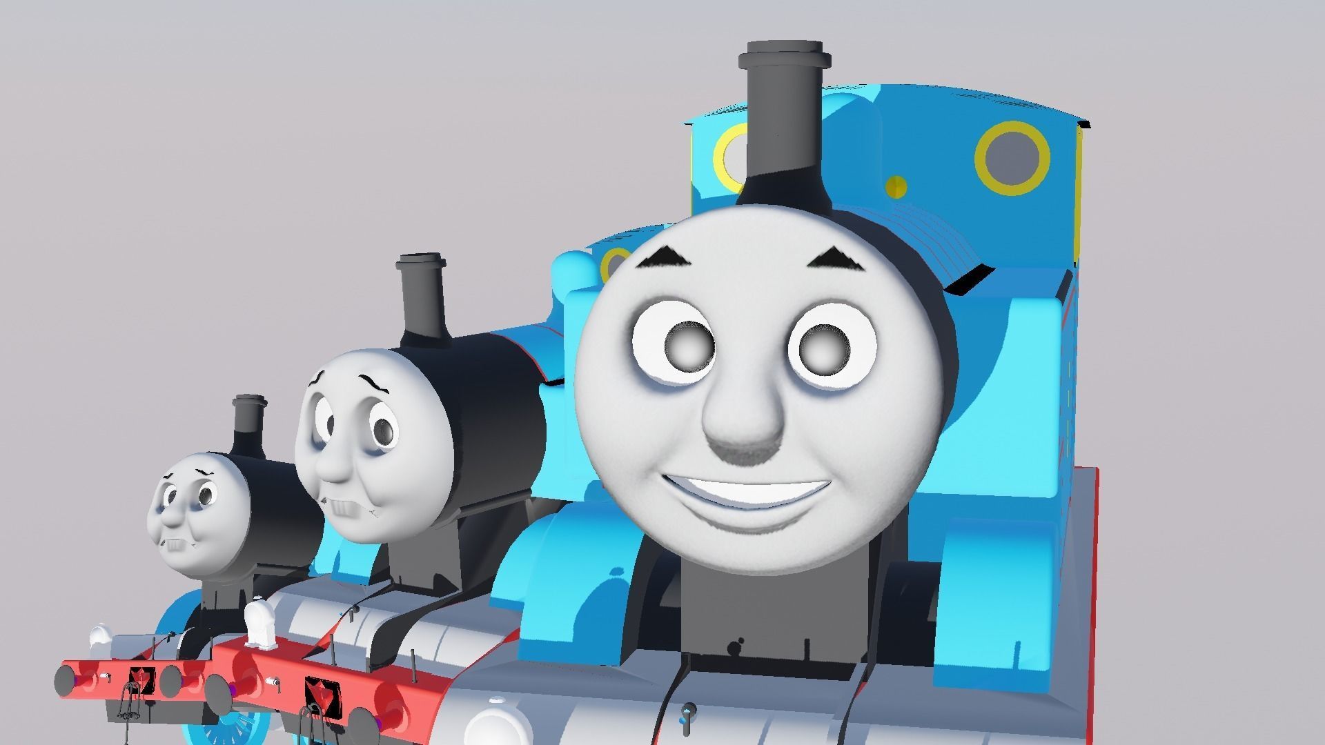 Thomas The Tank Engine V4 free 3D model | CGTrader