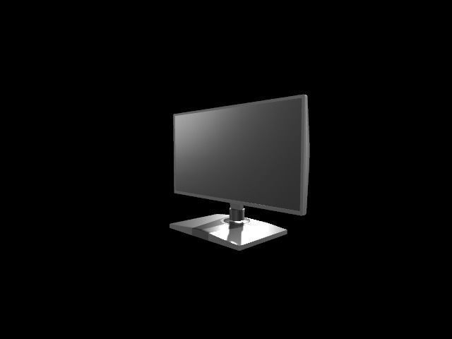 Monitor View Sonic 27in 2k 3D model | CGTrader