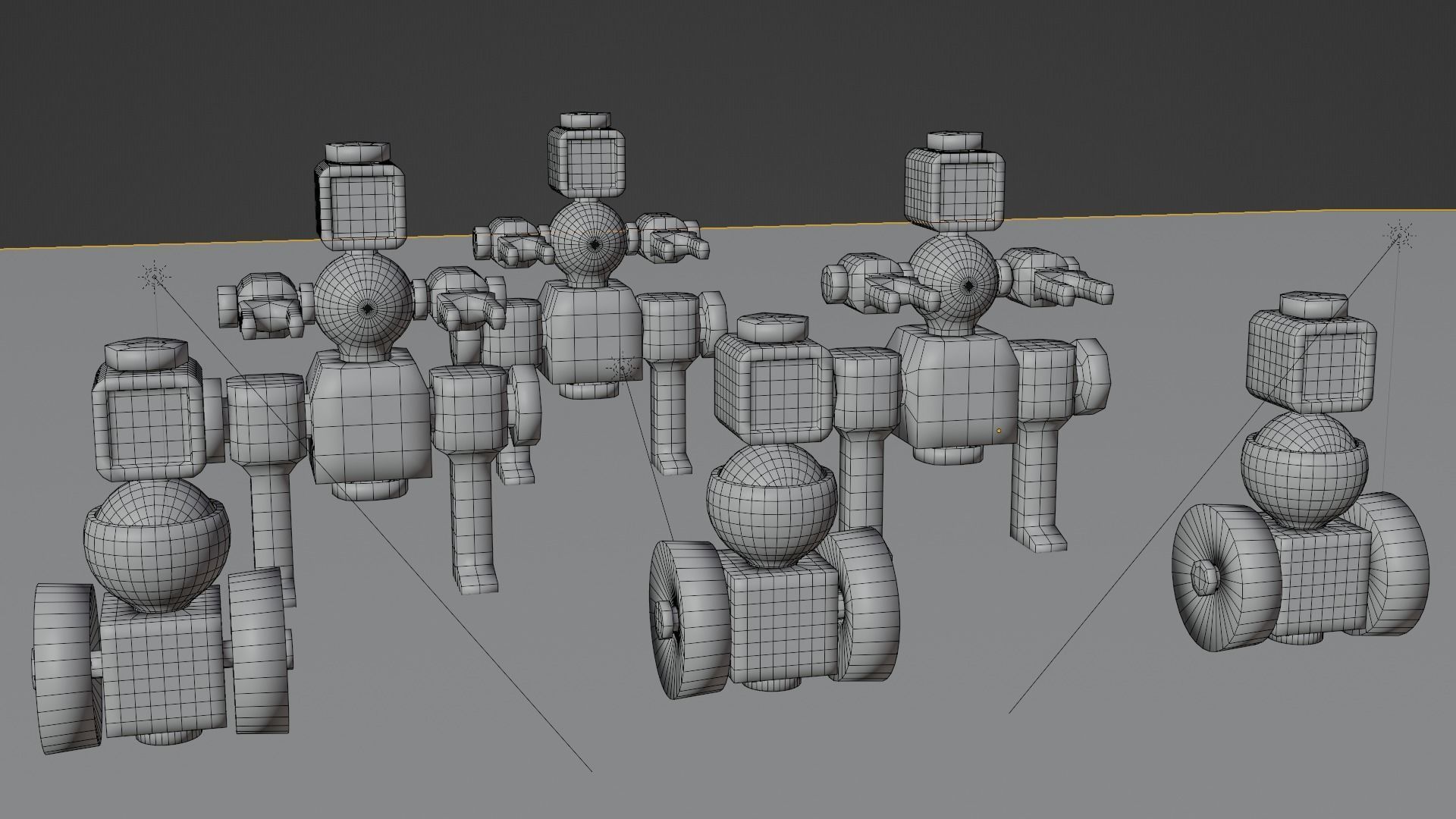 Toy Robots 3D model | CGTrader