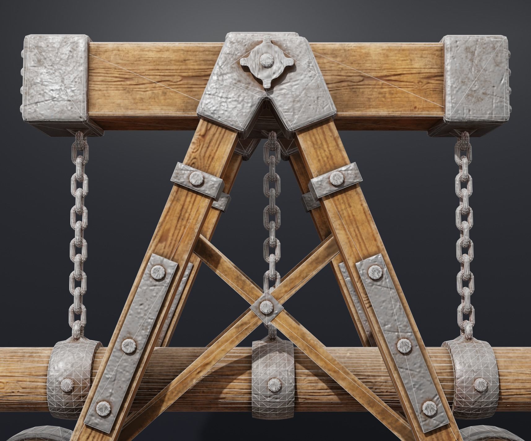 Medieval Baterry Ram free VR / AR / low-poly 3D model | CGTrader