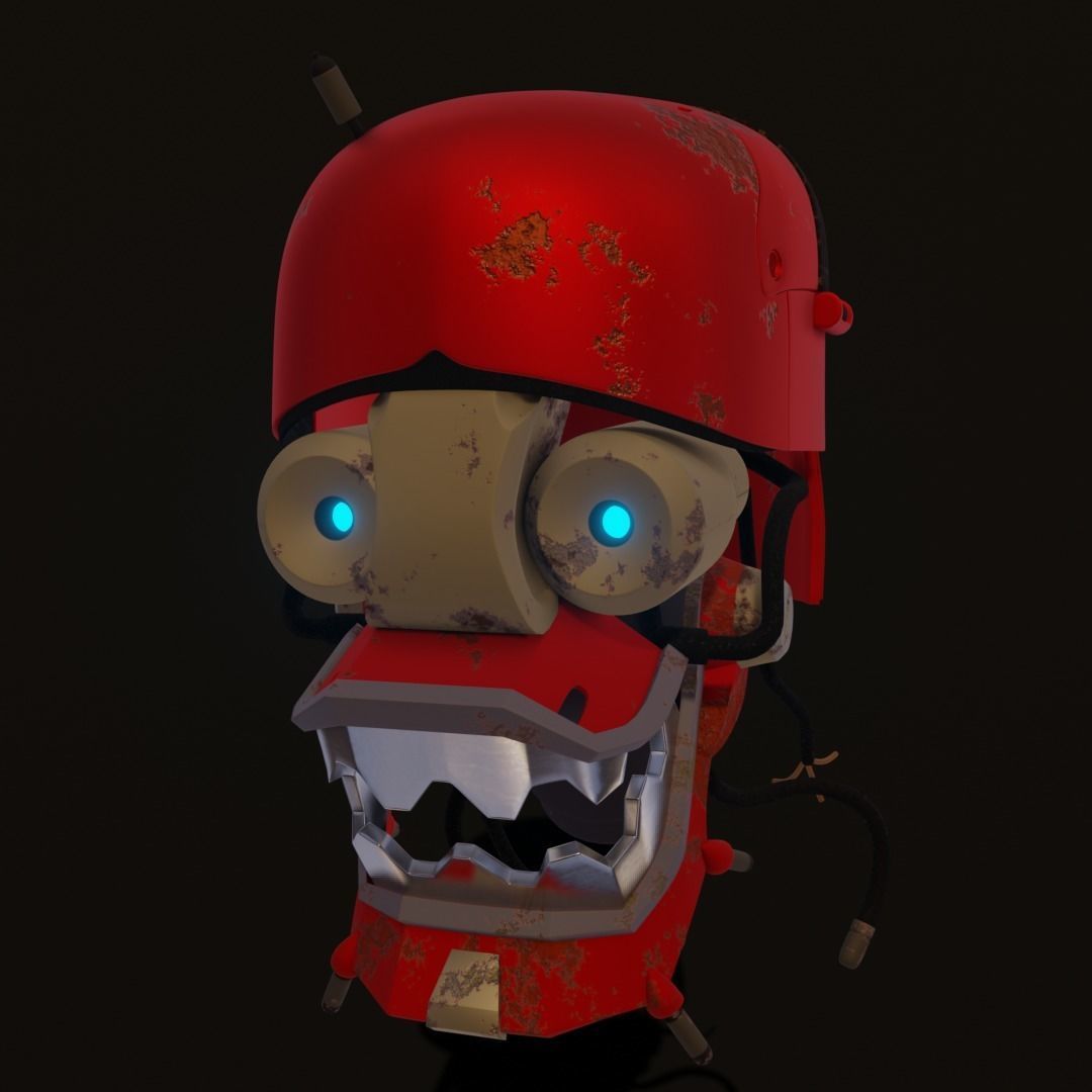 3D model Rodot head VR / AR / low-poly | CGTrader