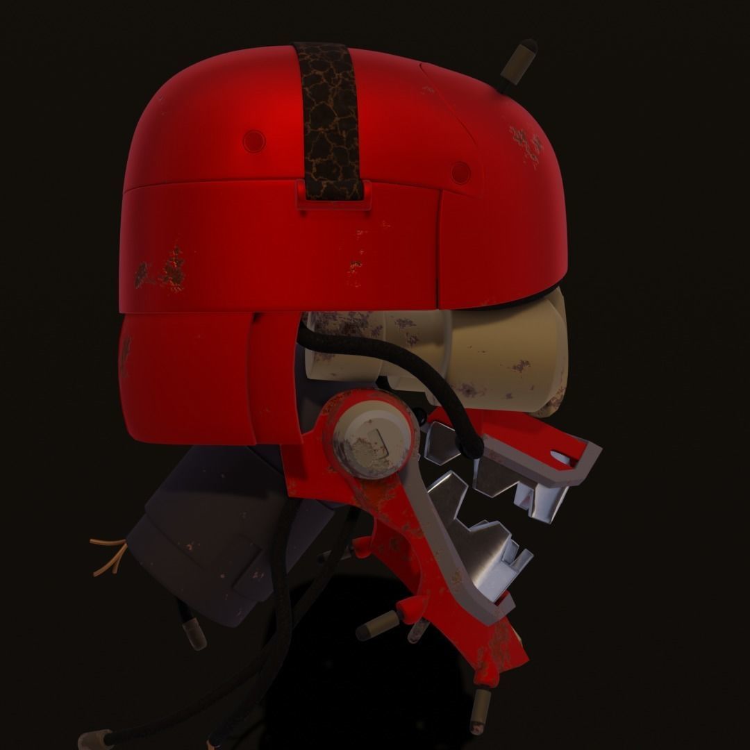 3D model Rodot head VR / AR / low-poly | CGTrader