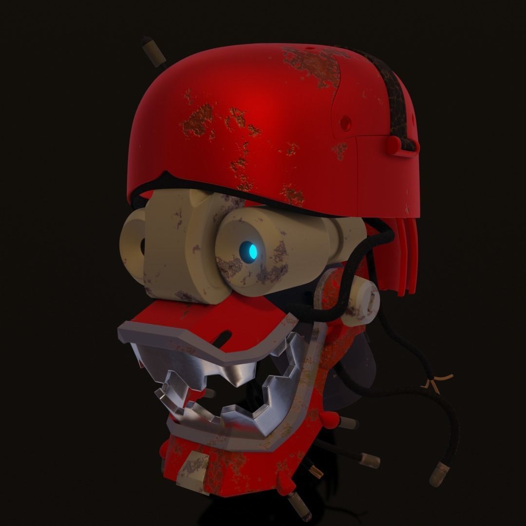 3D model Rodot head VR / AR / low-poly | CGTrader