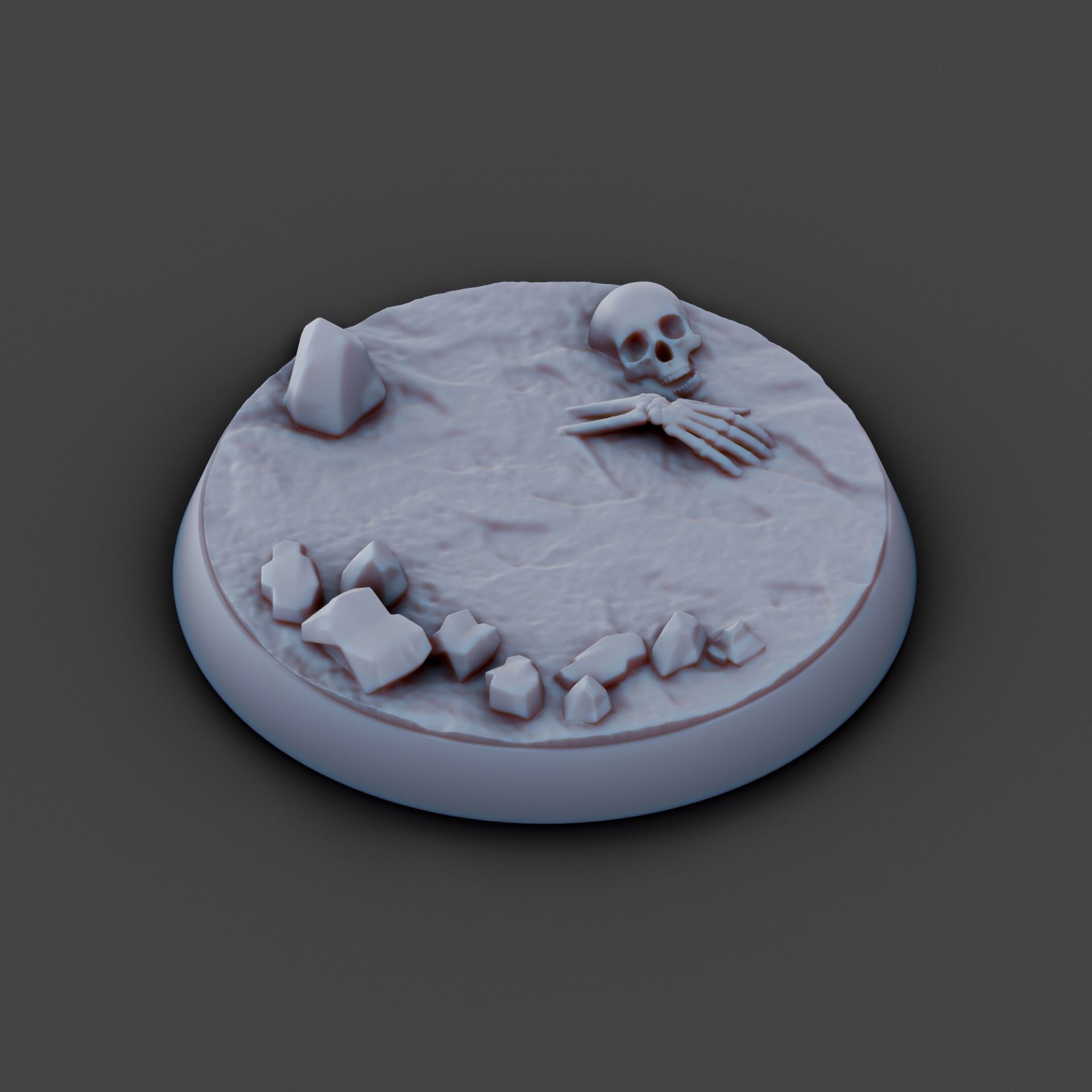 Round Base Skeleton Bone Pack 3D model 3D printable | CGTrader