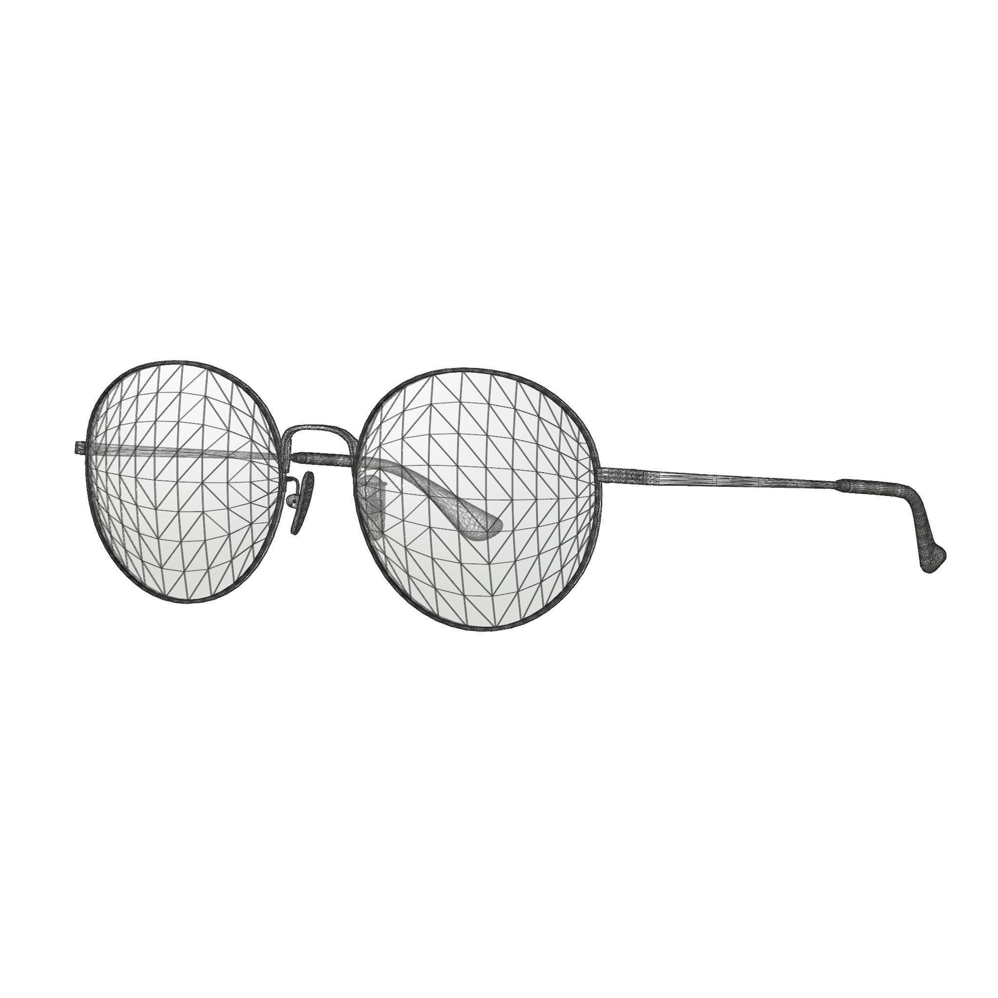 3D model Ray-Ban Team Wang X Ray-Ban - Sunglasses VR / AR / low-poly ...