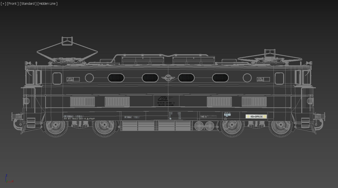 Electric Locomotive 3D model | CGTrader