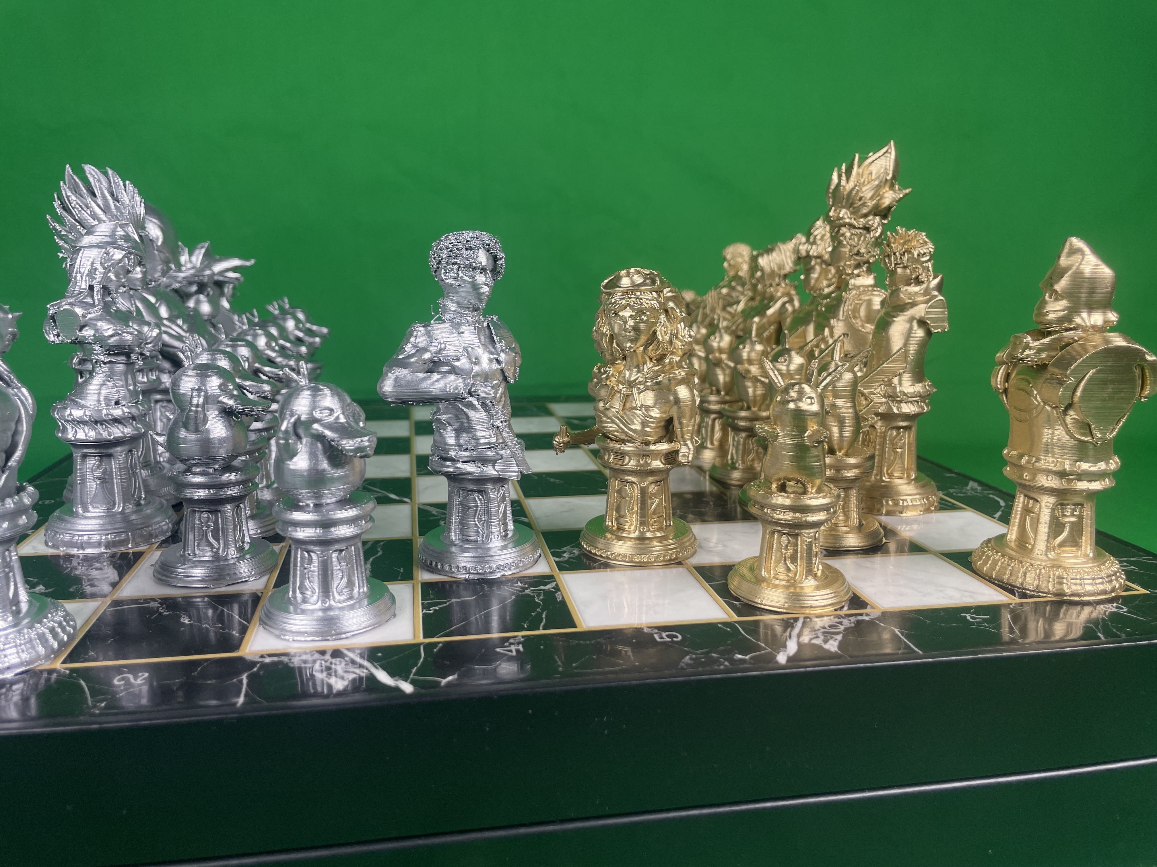 Anime Popular Character Chess Set - Anime Chess Set 3D model 3D ...