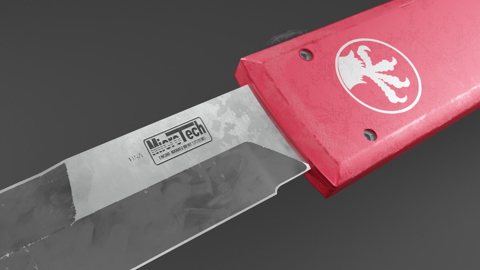 3D model Knife MICROTECH ULTRATECH VR / AR / low-poly | CGTrader
