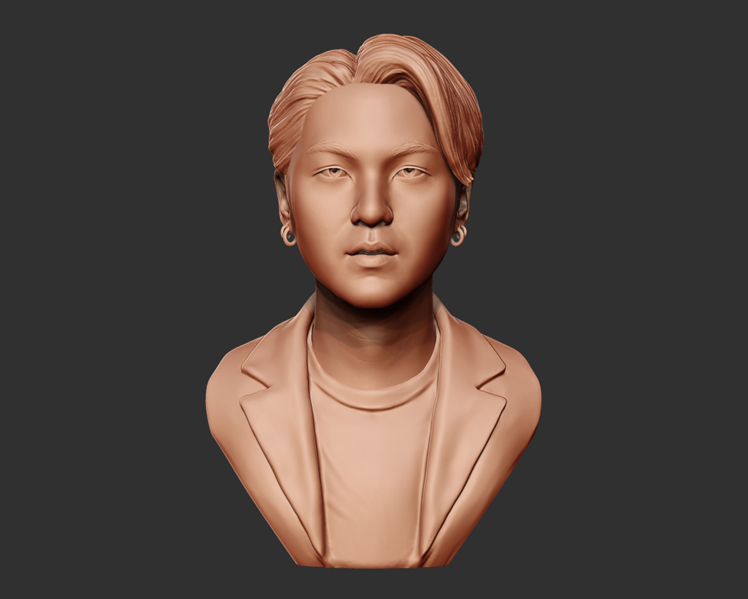 SUGA Bust 3D model 3D printable | CGTrader