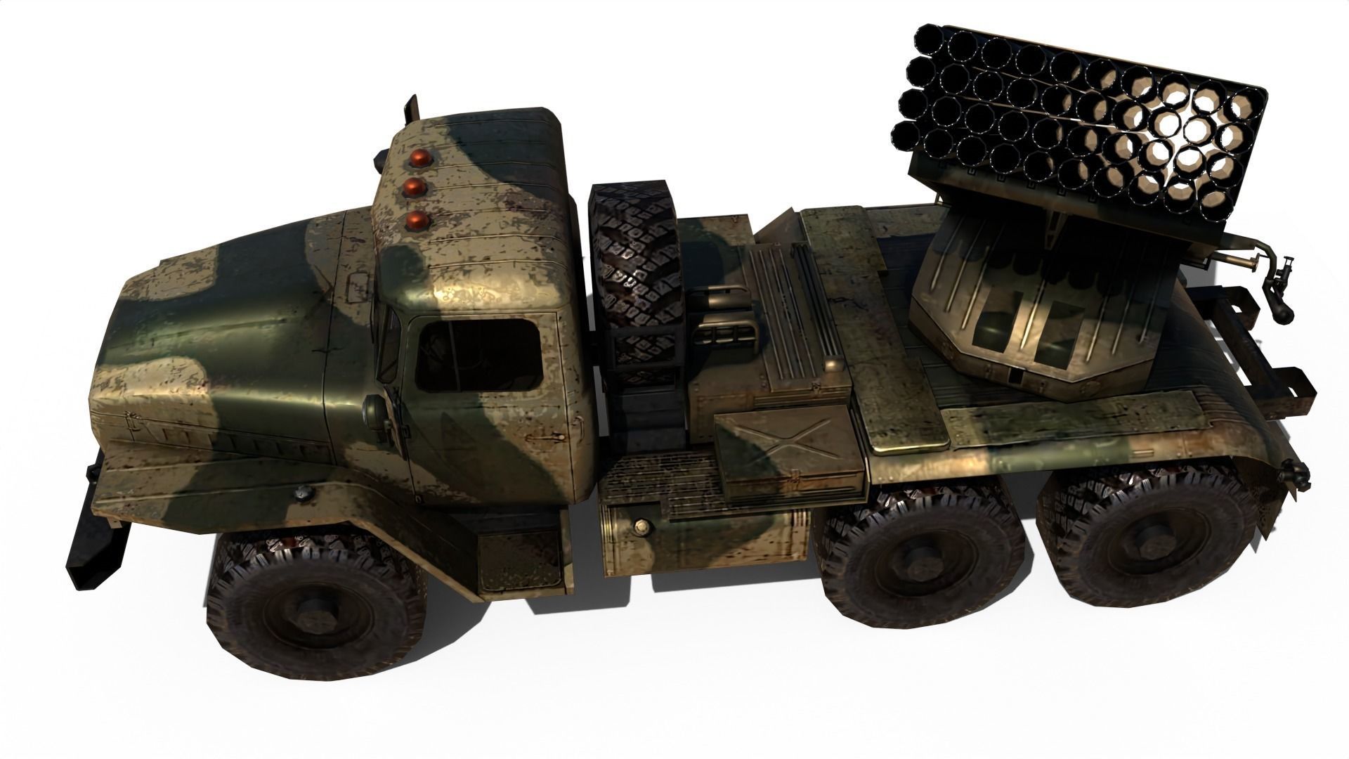 3D model BM21 GRAD Rocket Launcher VR / AR / low-poly | CGTrader