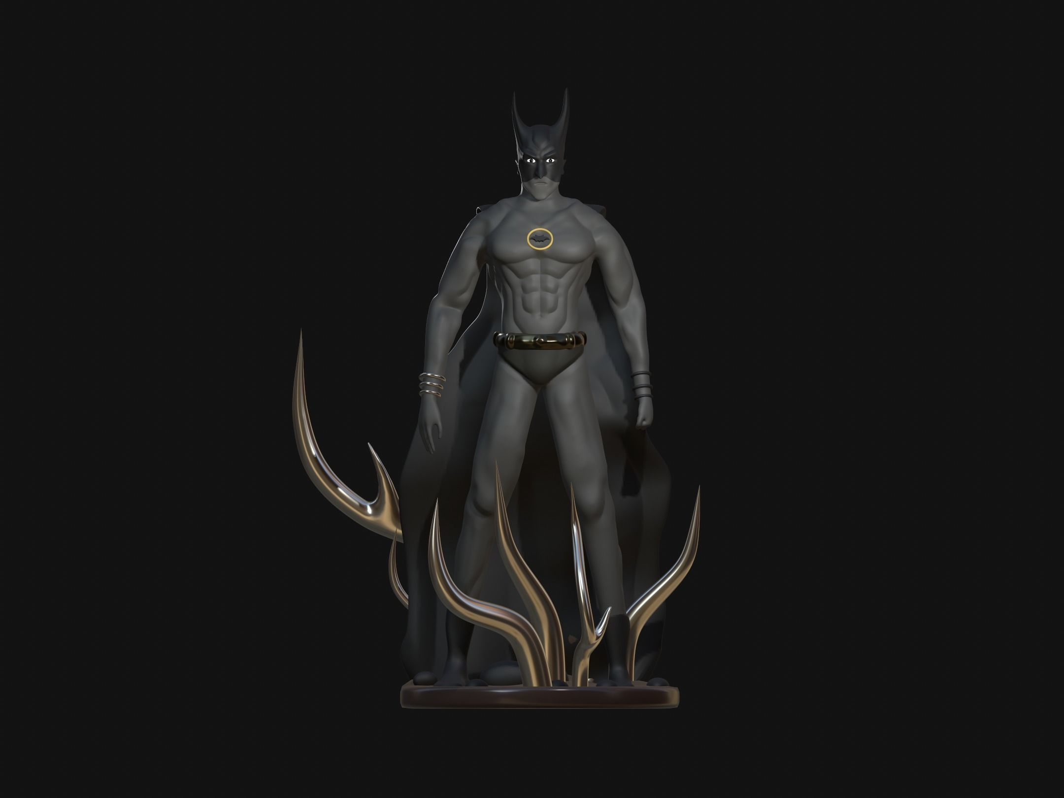 batman simple print 3D model 3D printable | CGTrader