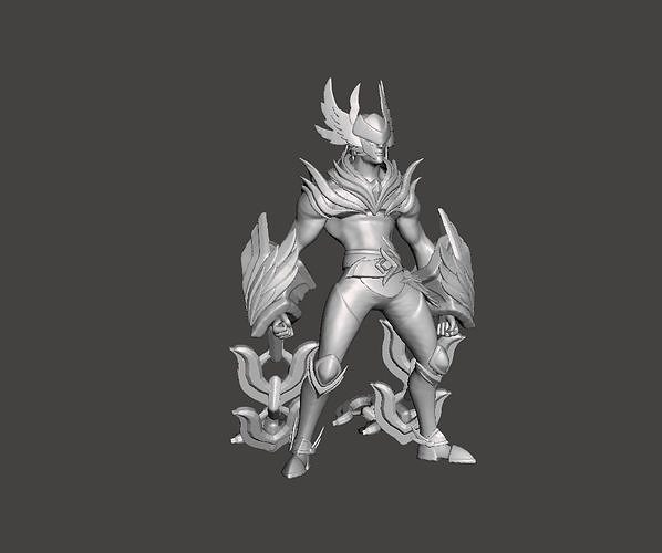 Ashen Slayer Sylas 3D Model 3D model 3D printable | CGTrader
