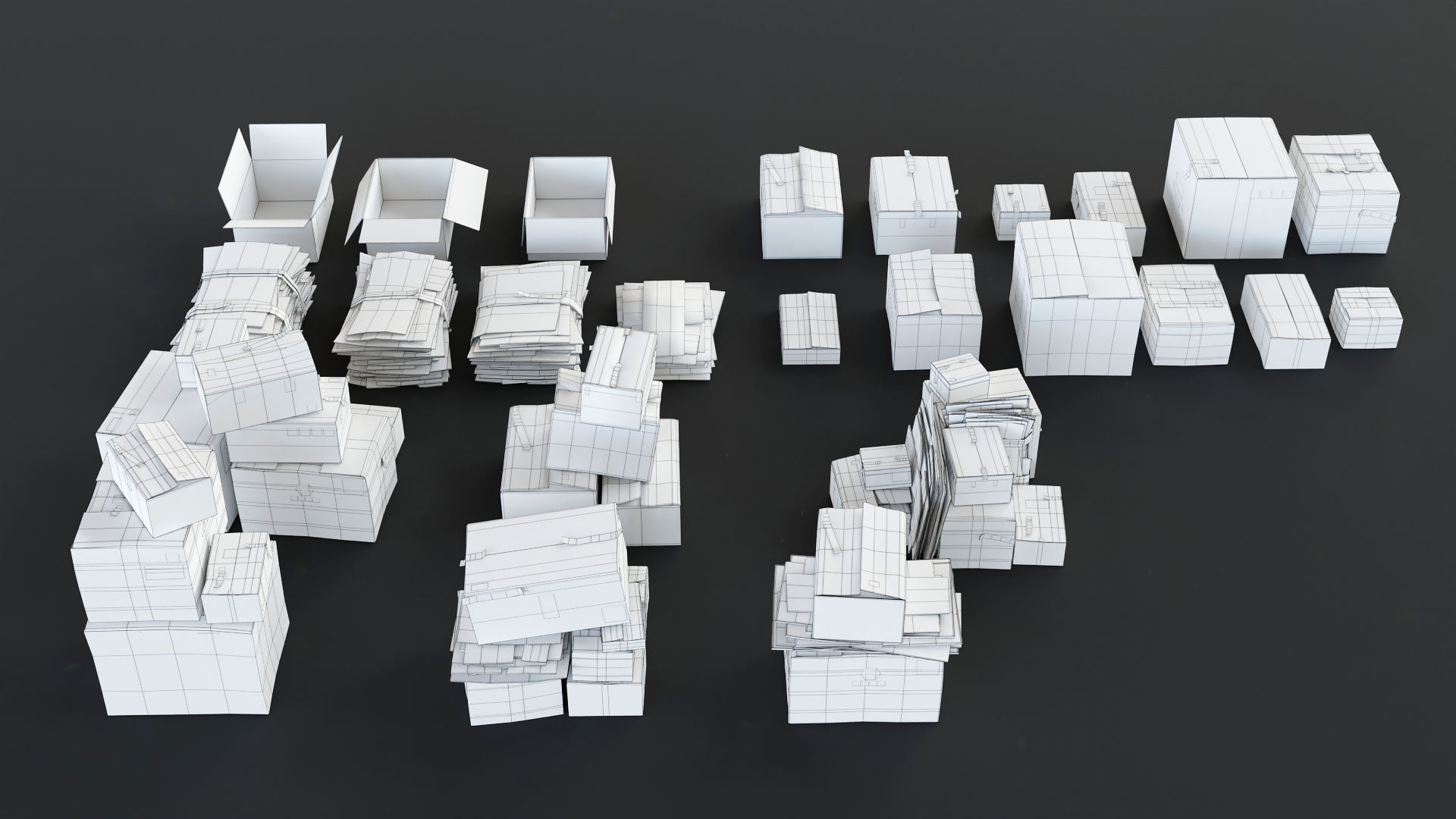 3D model Trash Kit - 3D AssetKit VR / AR / low-poly | CGTrader