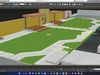 Rendered 3d model of a landscape design residential front yard 3D model ...