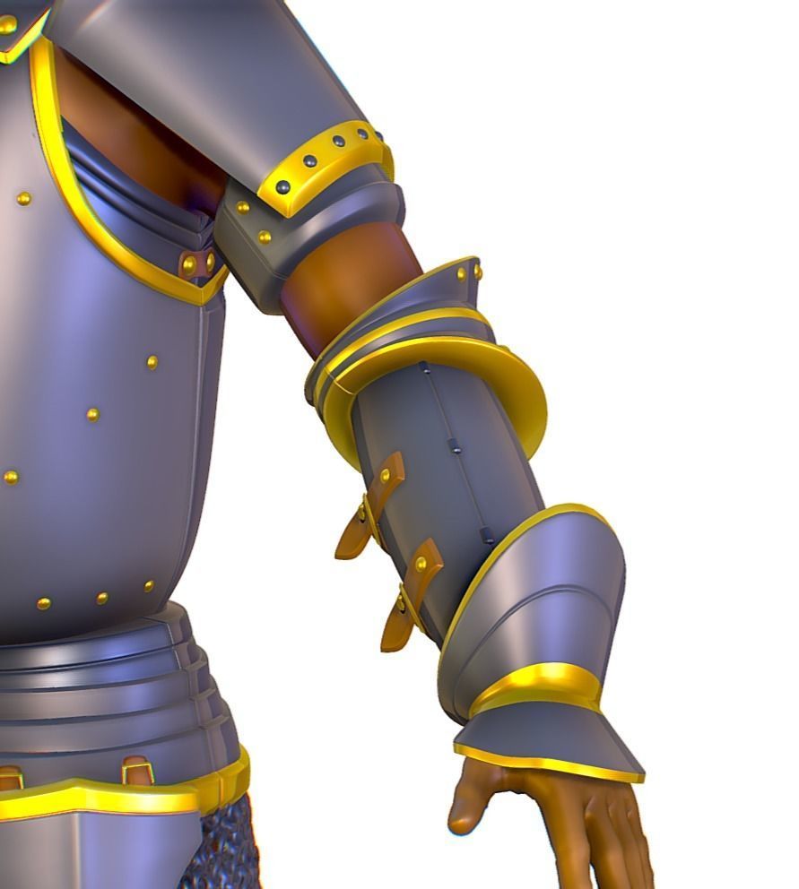 3D model Subdivision 3D Men The Heavy Knight VR / AR / low-poly | CGTrader