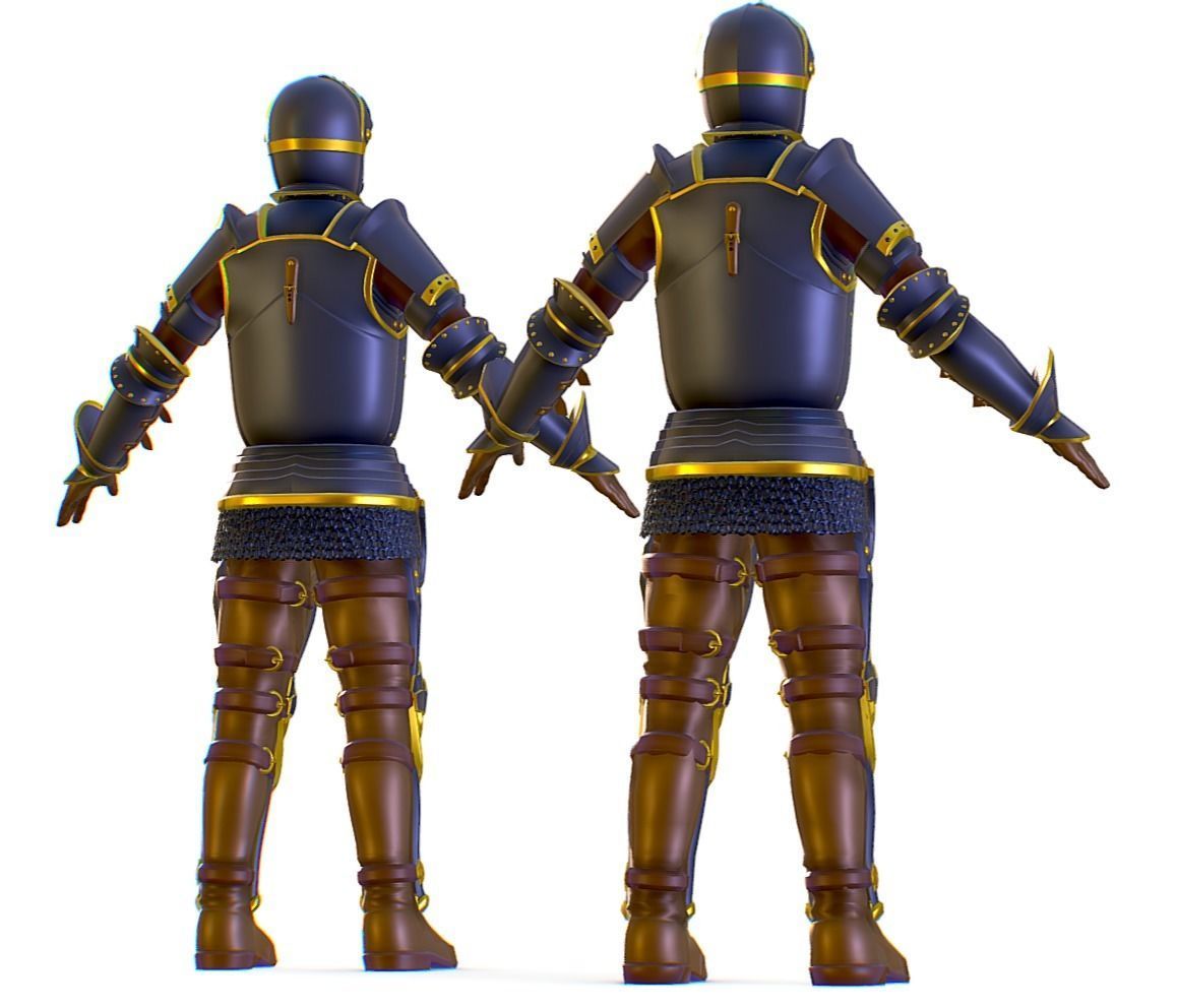 3D model Subdivision 3D Men The Heavy Knight VR / AR / low-poly | CGTrader