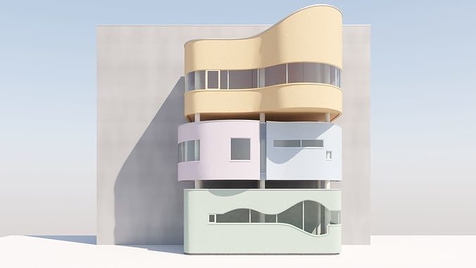 John Hejduk WallHouse 2 3D model | CGTrader