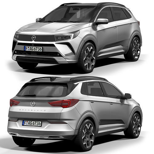 opel grandland 3D model | CGTrader