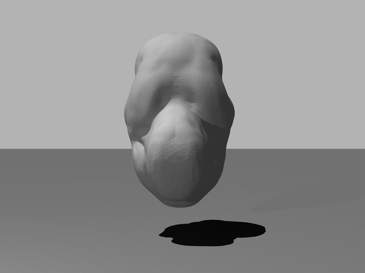 sample human head1 free 3D model | CGTrader