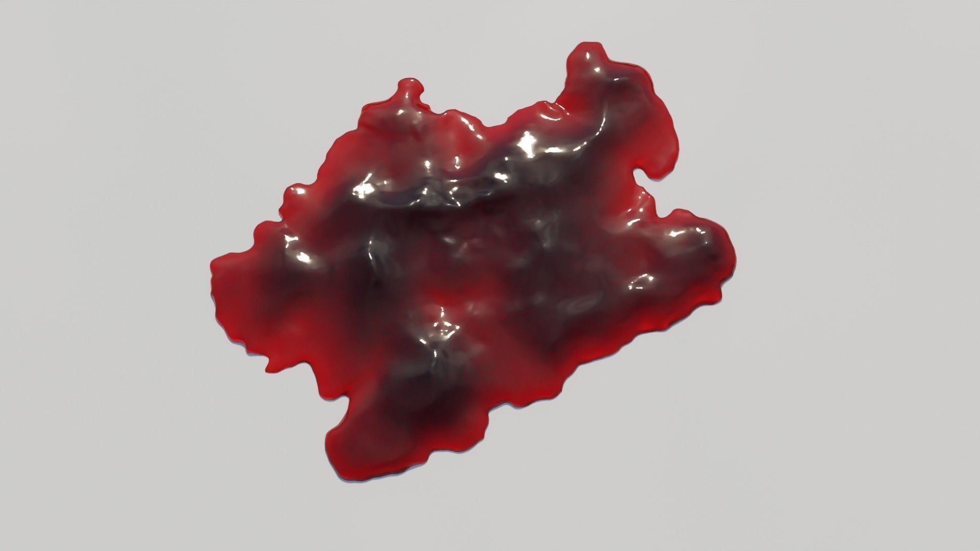 Animated Blood Stain free 3D model animated | CGTrader