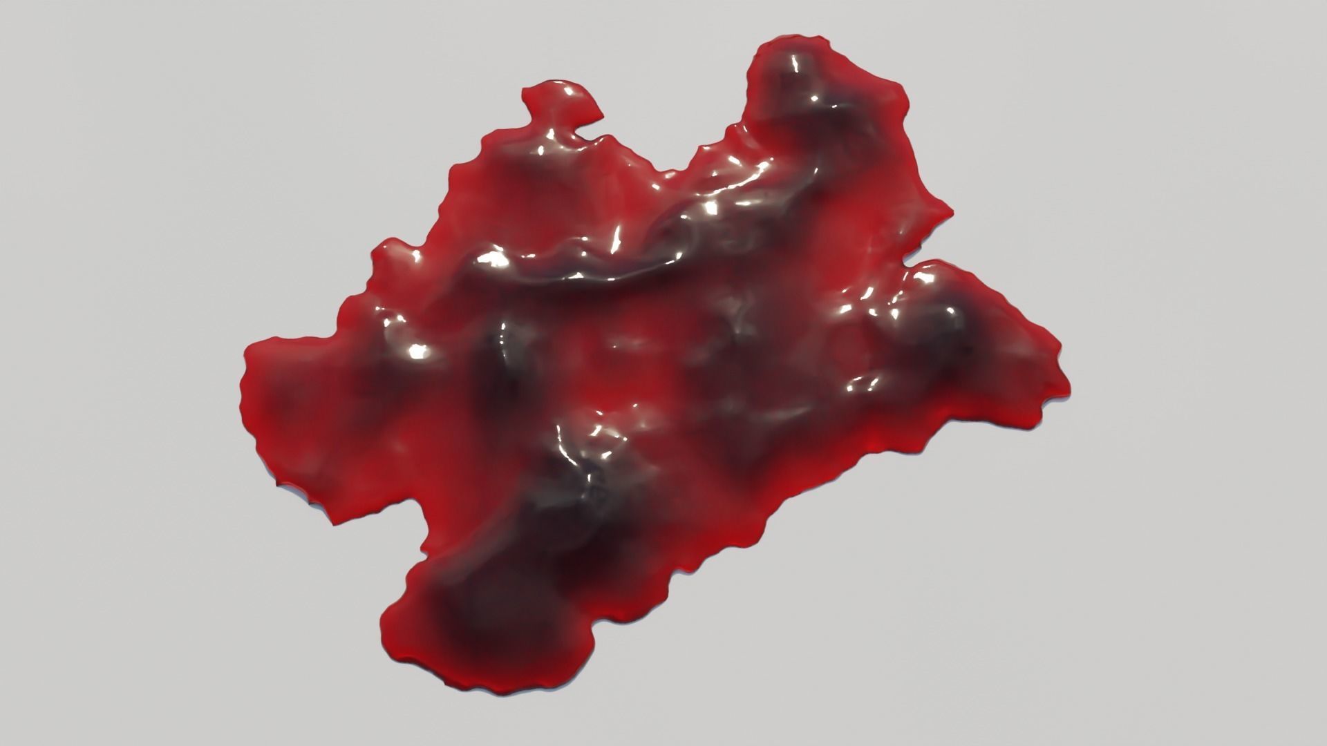 Animated Blood Stain free 3D model animated | CGTrader