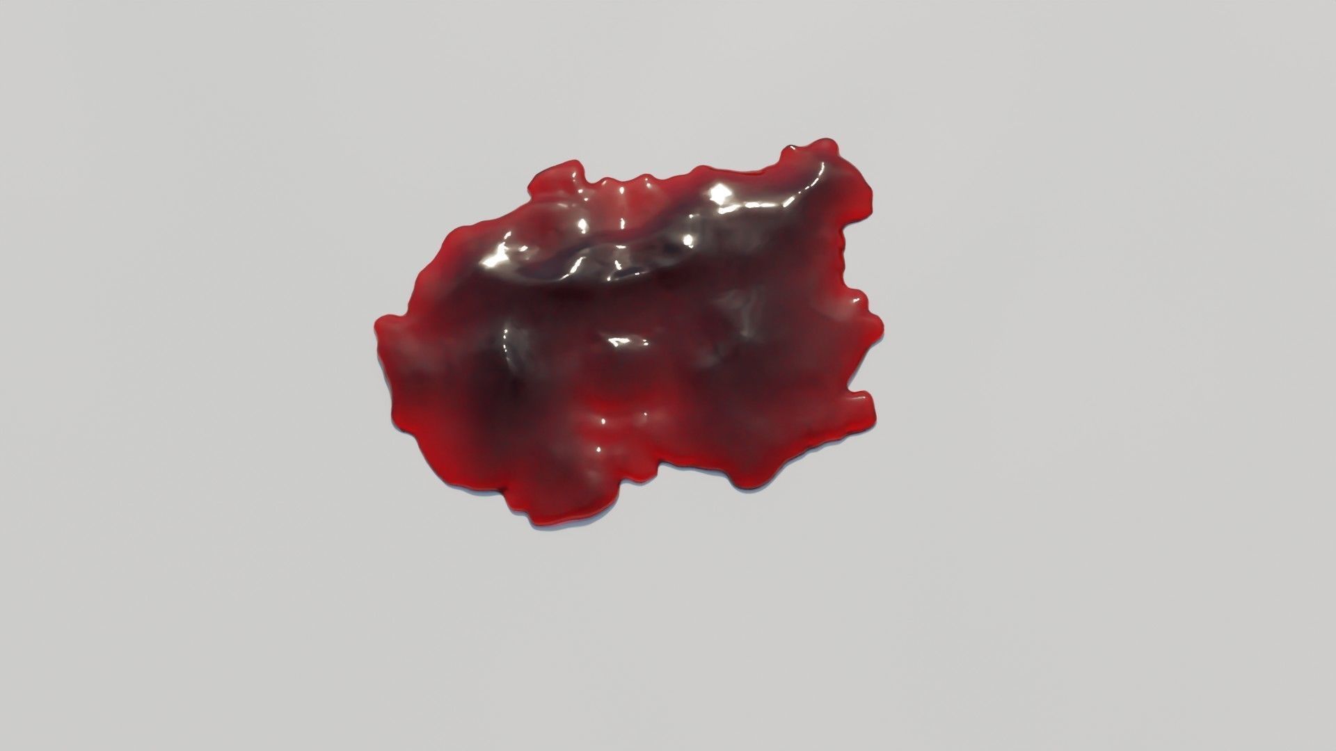 Animated Blood Stain free 3D model animated | CGTrader