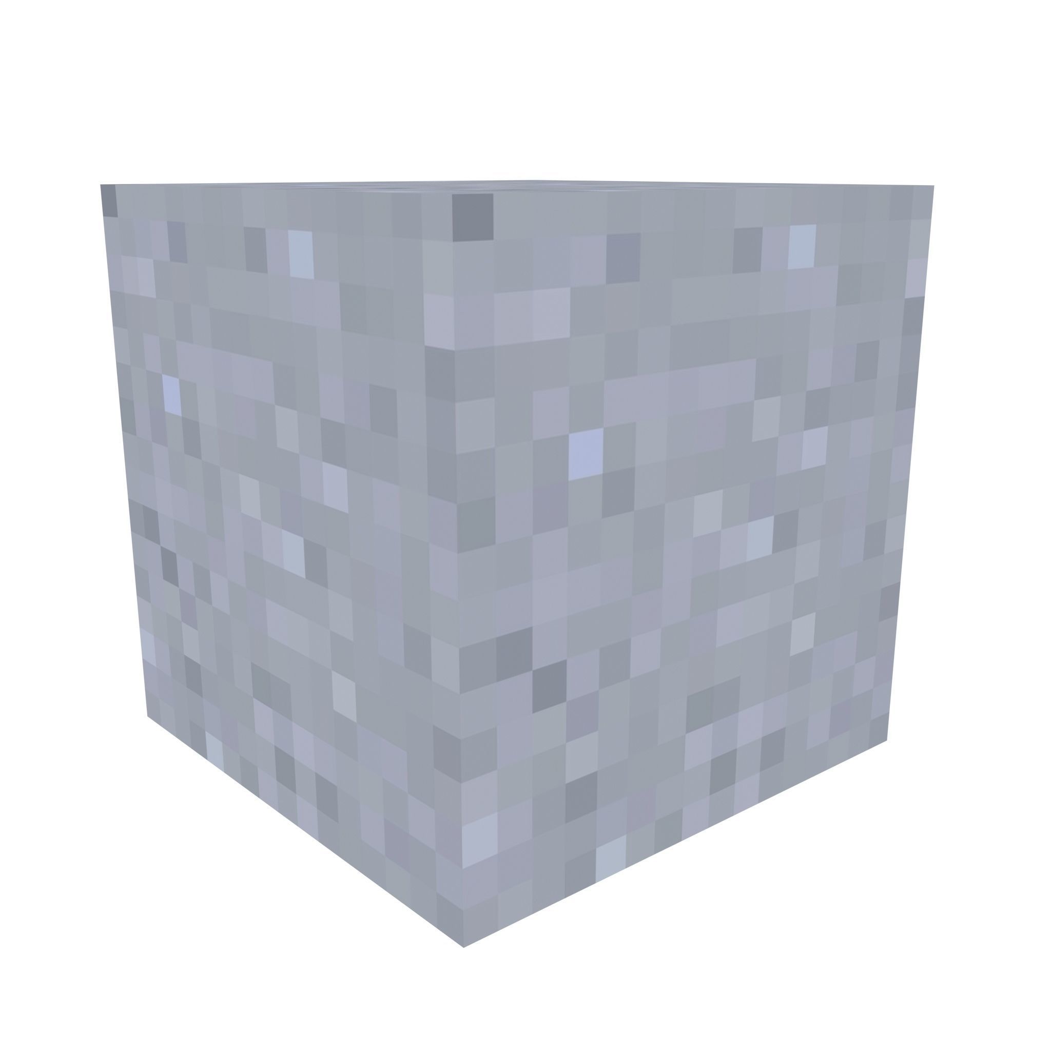 3D model MINECRAFT CLAY BLOCK MODEL LOW-POLY 3D MODEL VR / AR / low ...