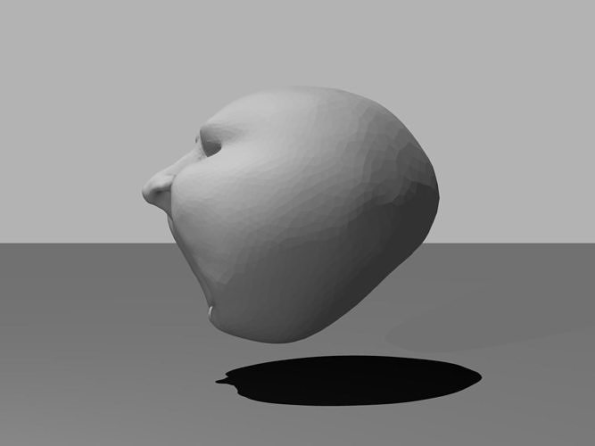 sample human head2 free 3D model | CGTrader