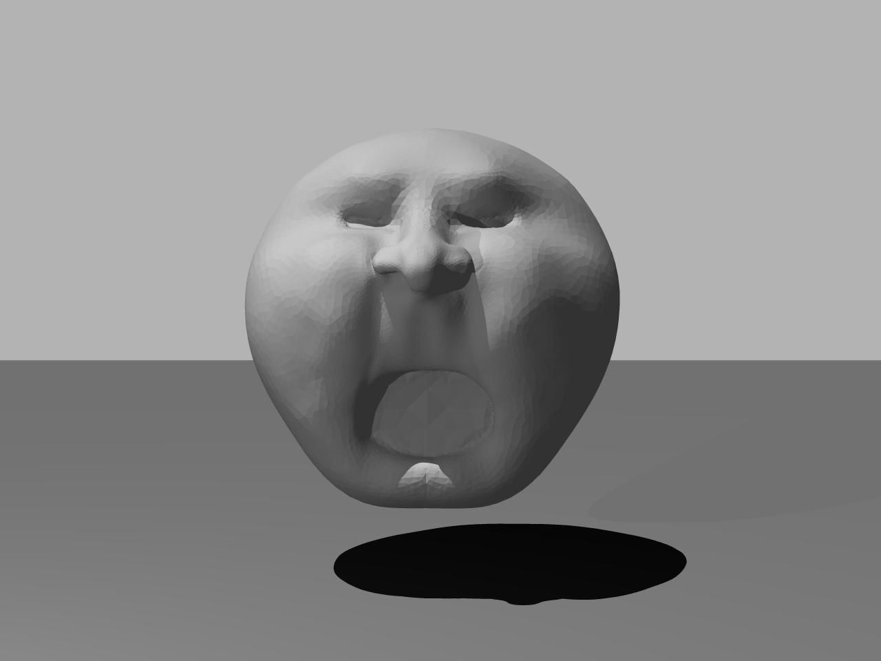 sample human head2 free 3D model | CGTrader