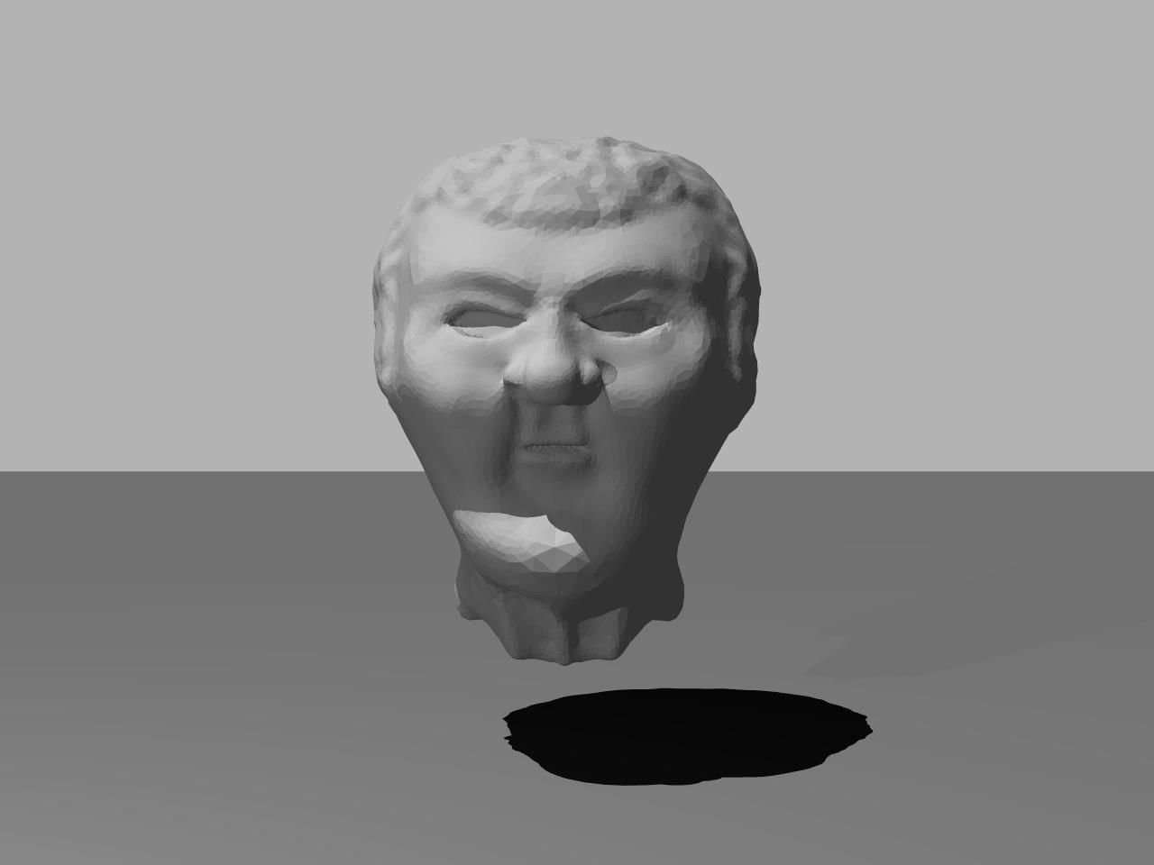 sample human head4 free 3D model | CGTrader