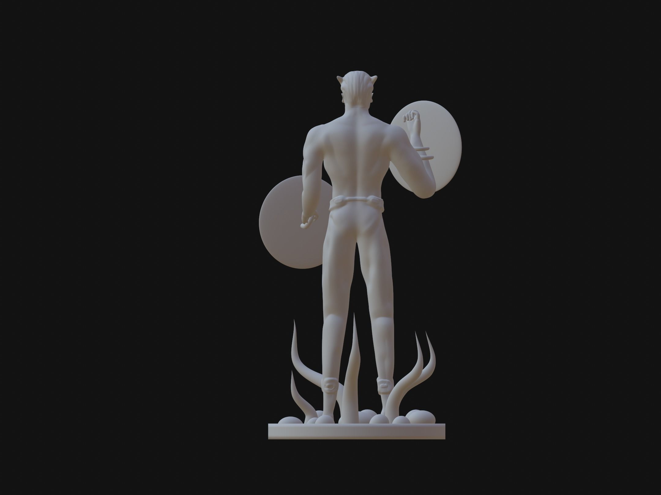 shieldman character simple 3D model 3D printable | CGTrader