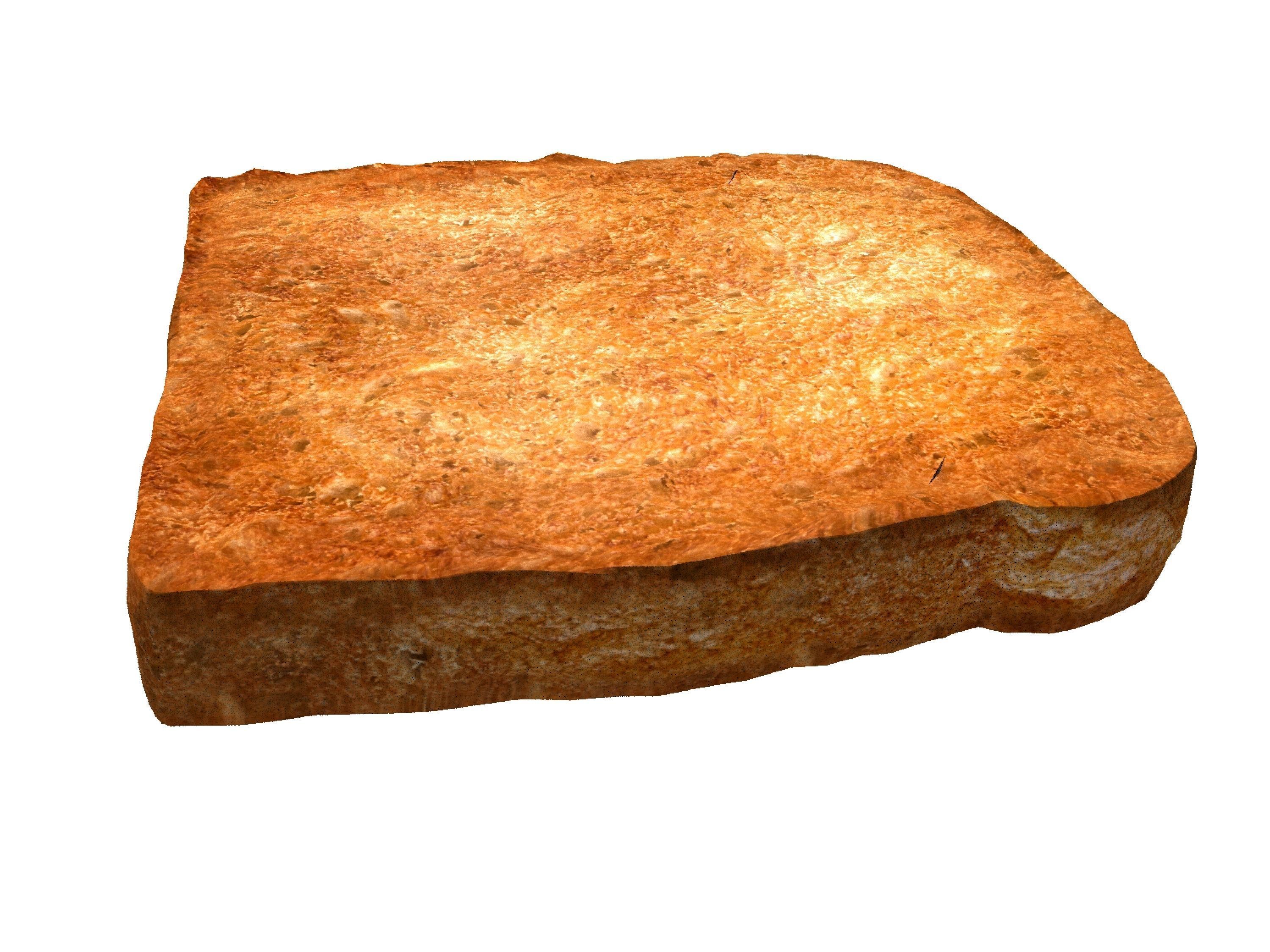 TOAST 3D MODEL two pieces of 3D model | CGTrader