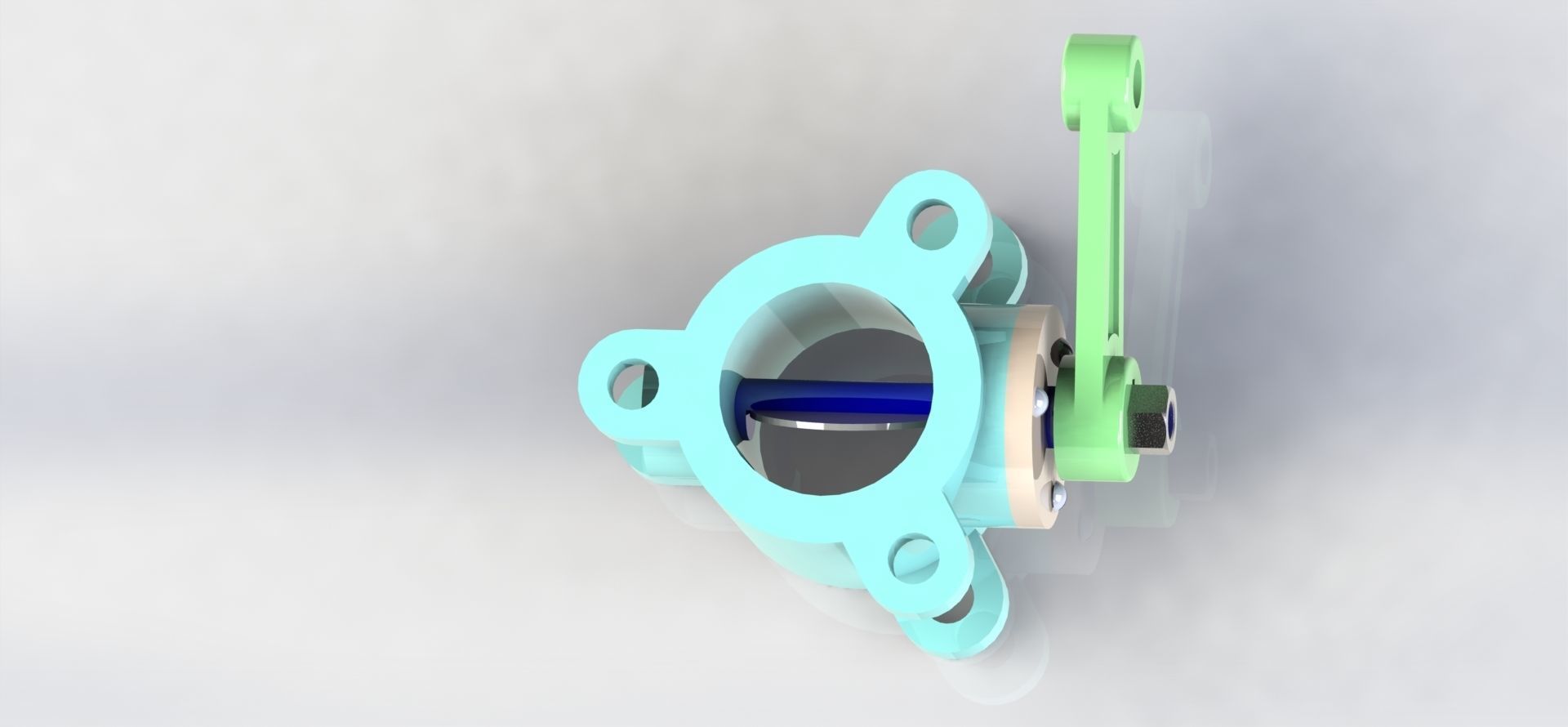Butterfly Valve 3D model | CGTrader