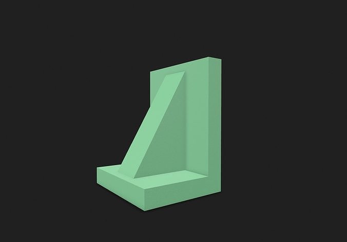 Book stand 3D model 3D printable | CGTrader