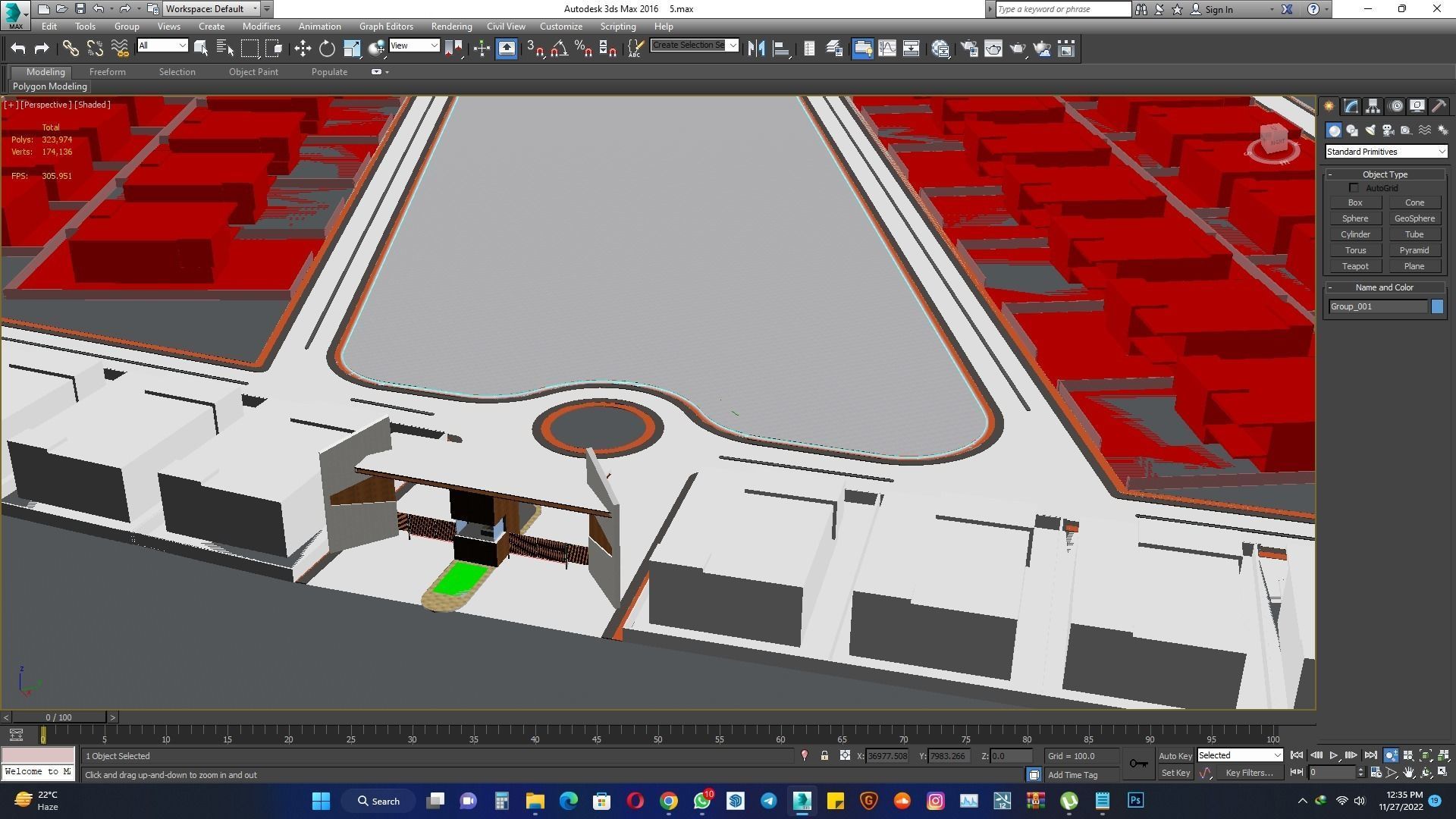 Affordable housing community project 3d model 3D model | CGTrader