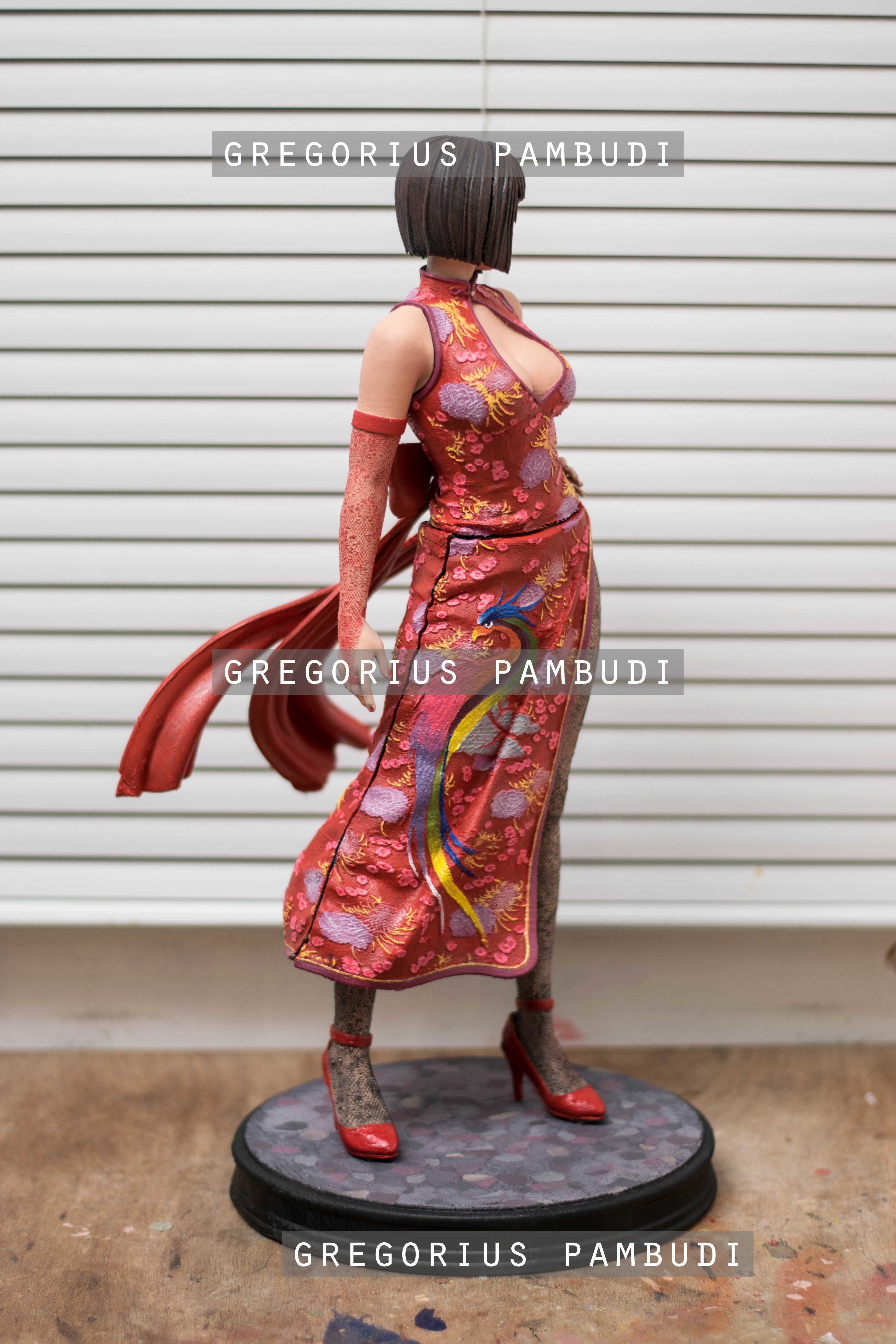 Tekken Anna Williams Fan Art Statue 3d Printable 3D model 3D printable ...