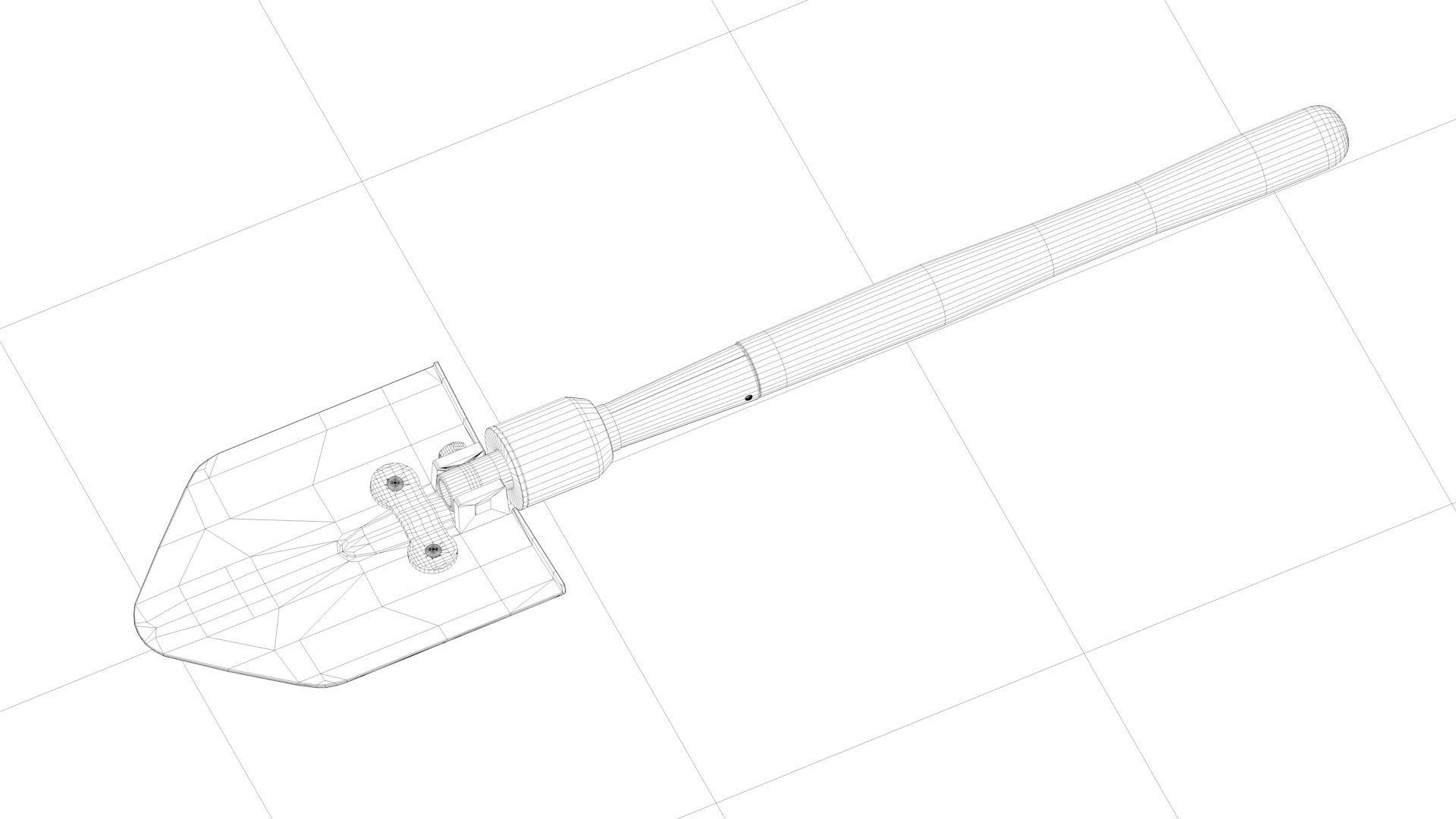 3D model shovel shovel hardware tool VR / AR / low-poly | CGTrader