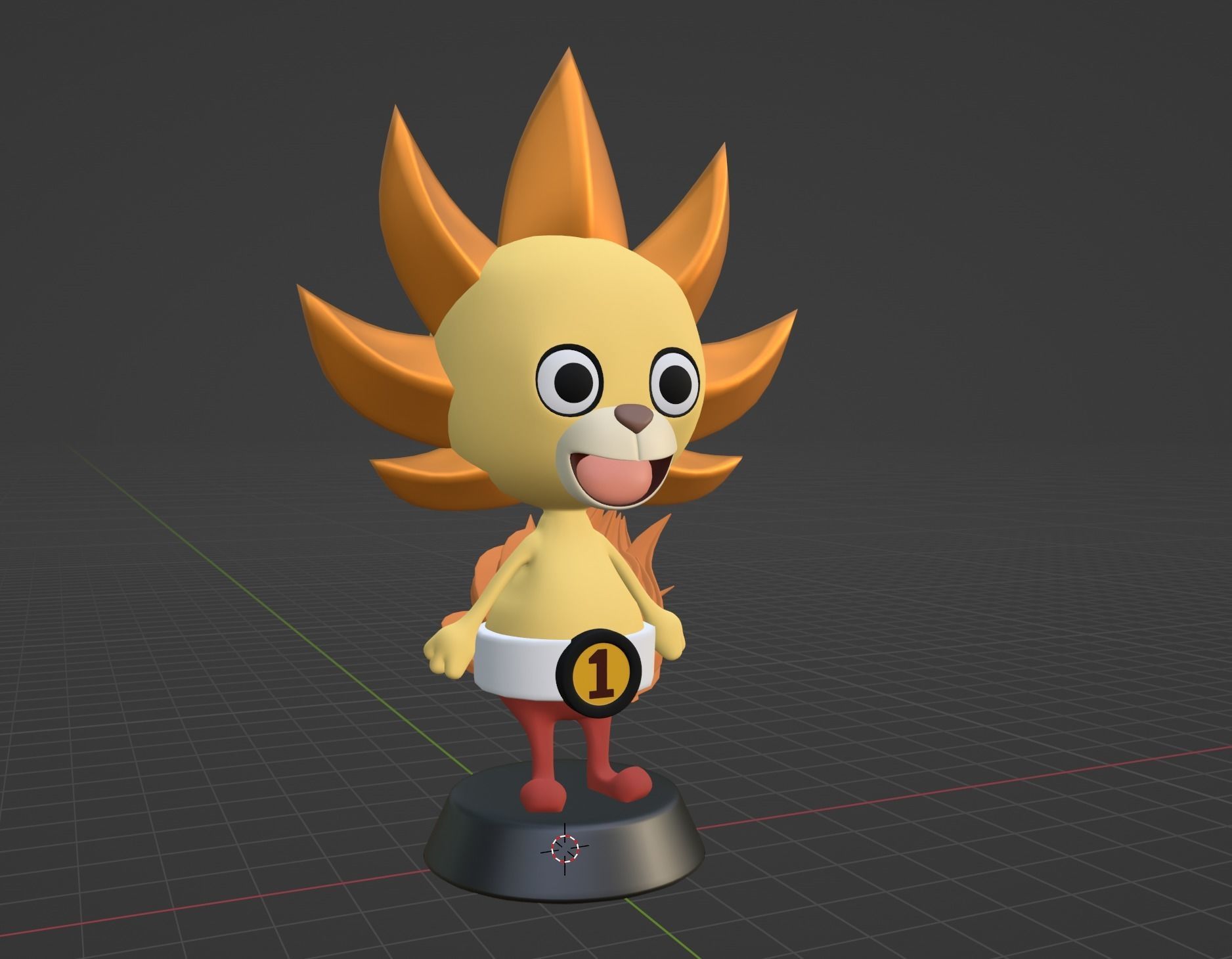 Sunny Kun - One Piece 3D model rigged | CGTrader