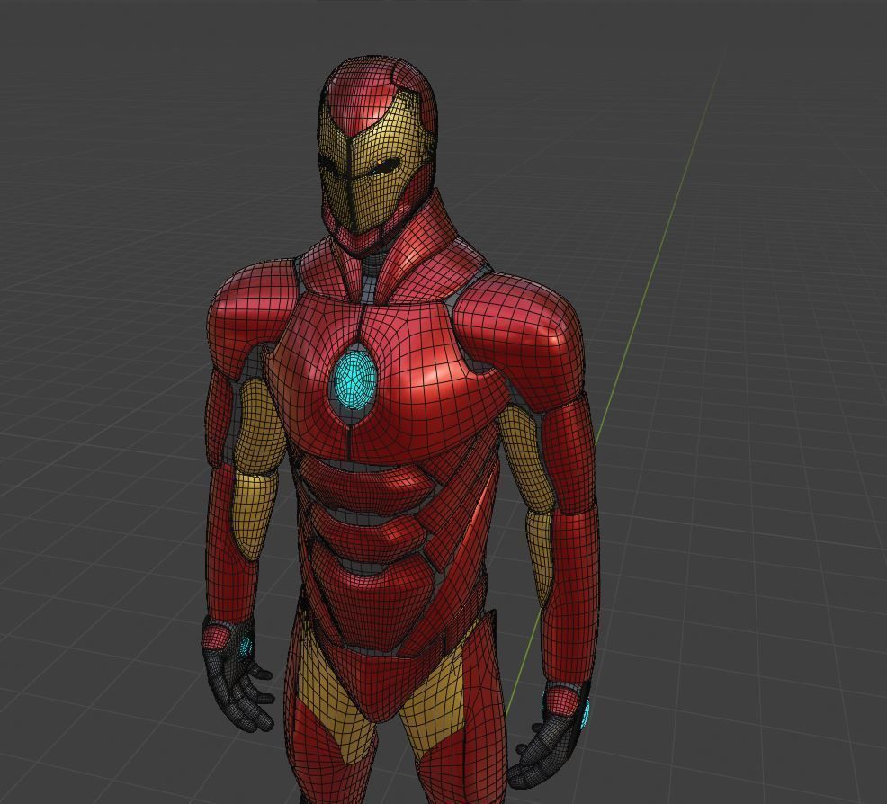 3D model Iron man invincible 3D Model VR / AR / low-poly | CGTrader