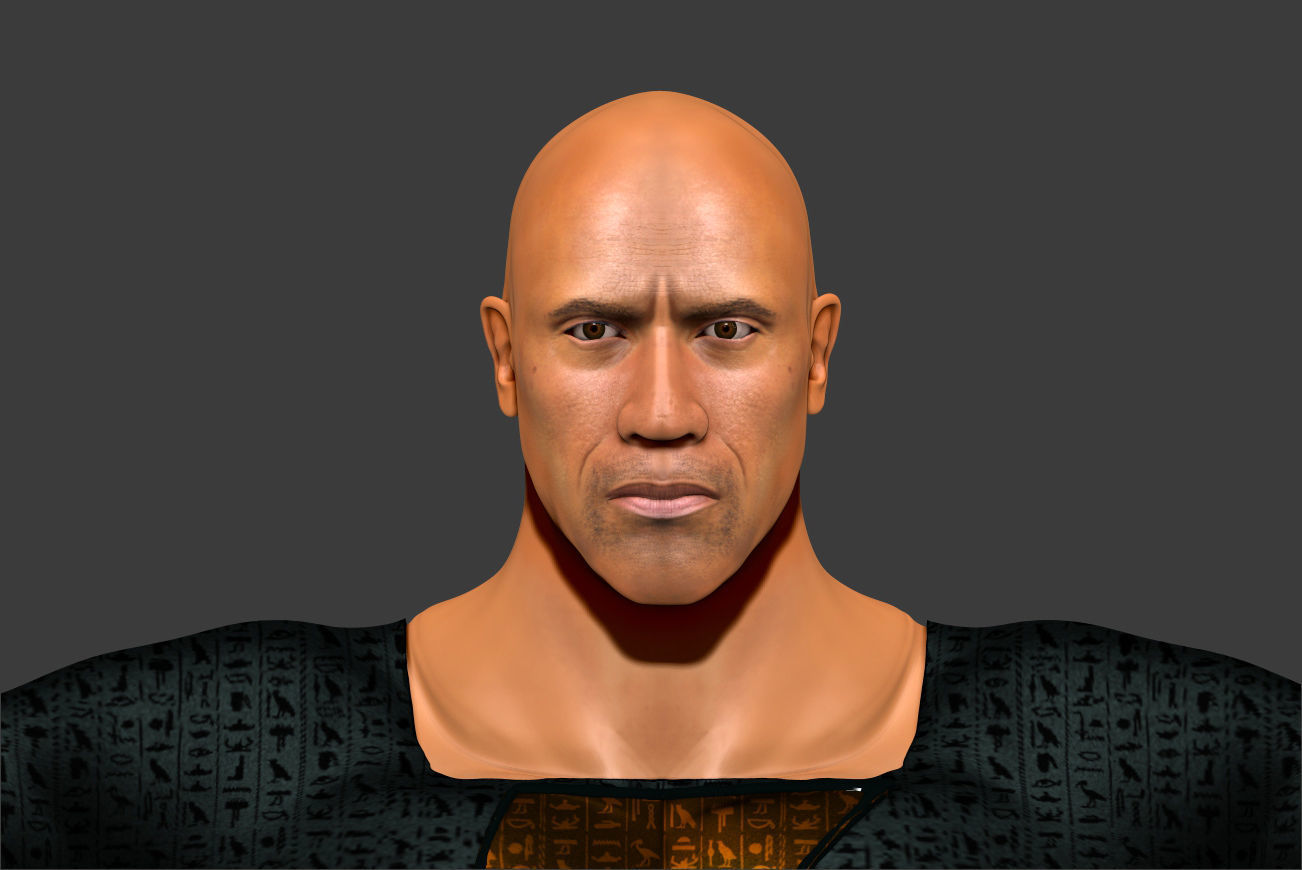 New Black Adam Dwayne Johnson ZBrush 3D model 3D model | CGTrader