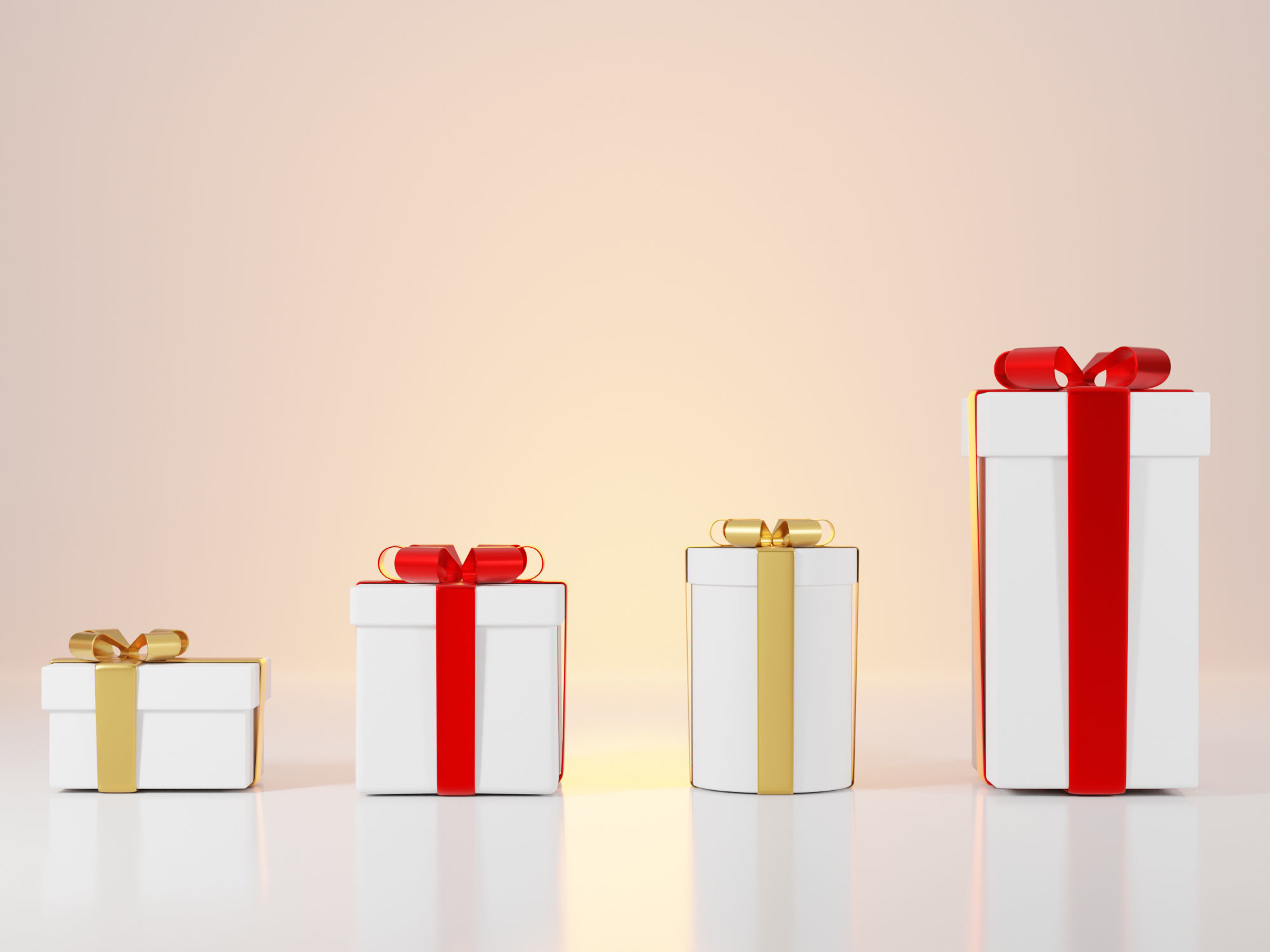 Gift Boxes Set 3D model For Free free 3D model | CGTrader