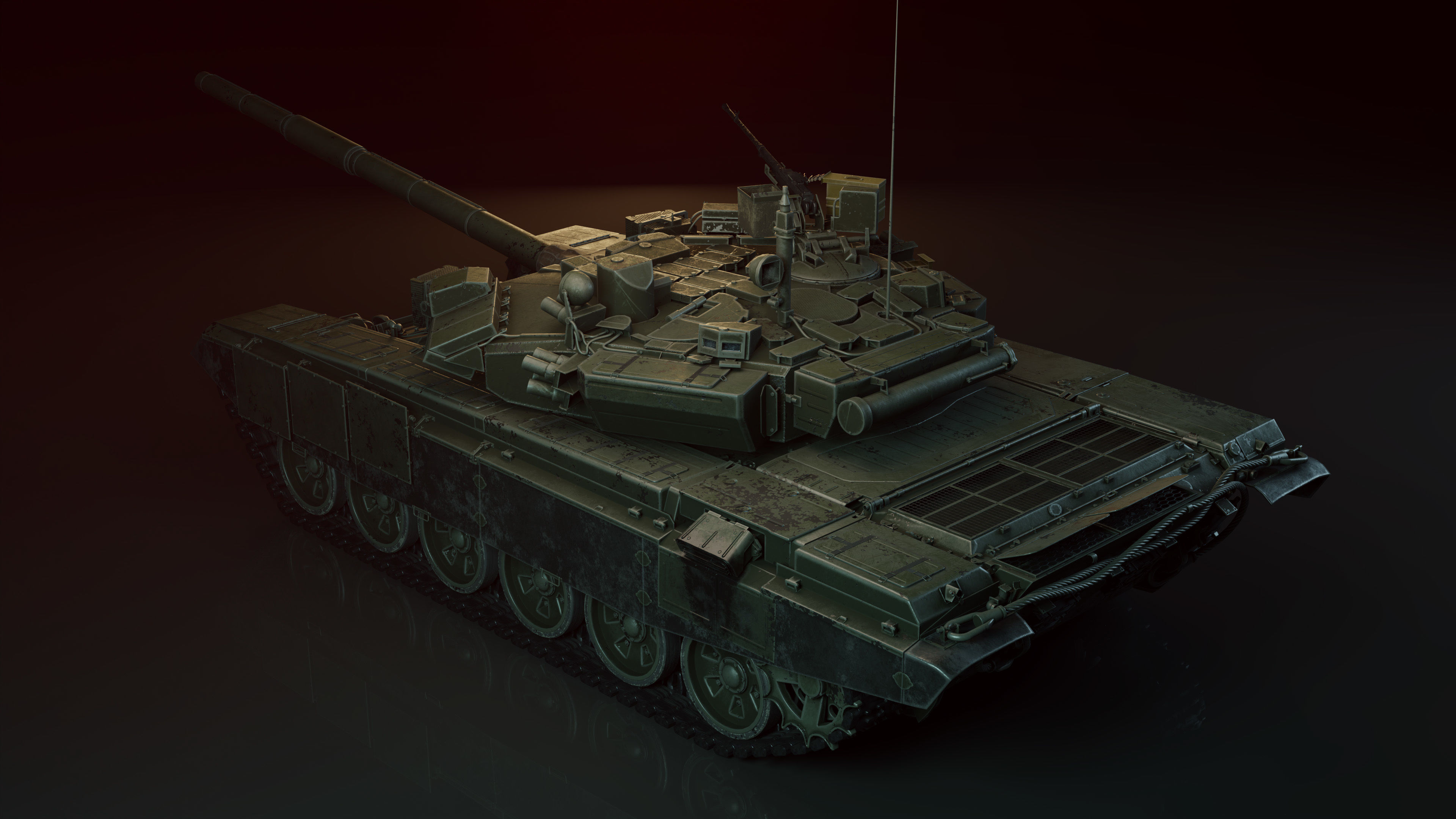 3D model T90A Russian Main Battle Tank 3d model VR / AR / low-poly | CGTrader
