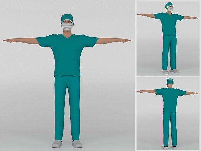 Surgeon 3D model | CGTrader