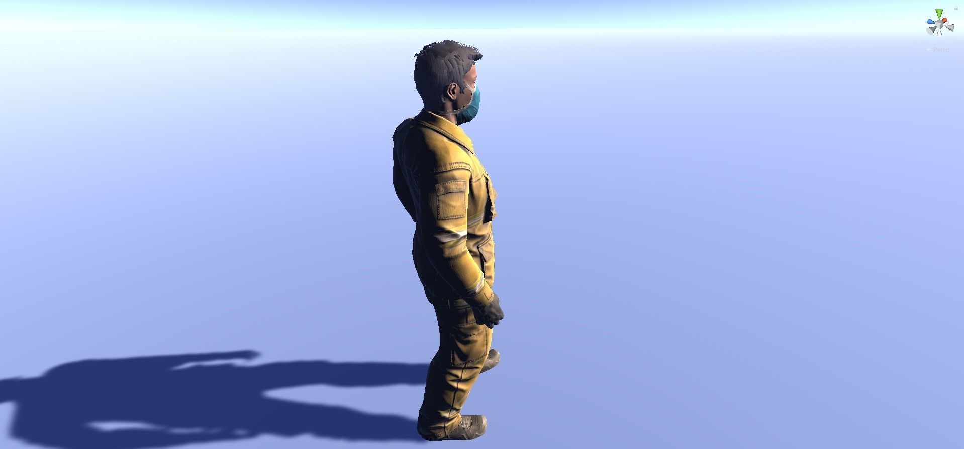 3D model Biohazard Man - animated rigged Man VR / AR / low-poly | CGTrader